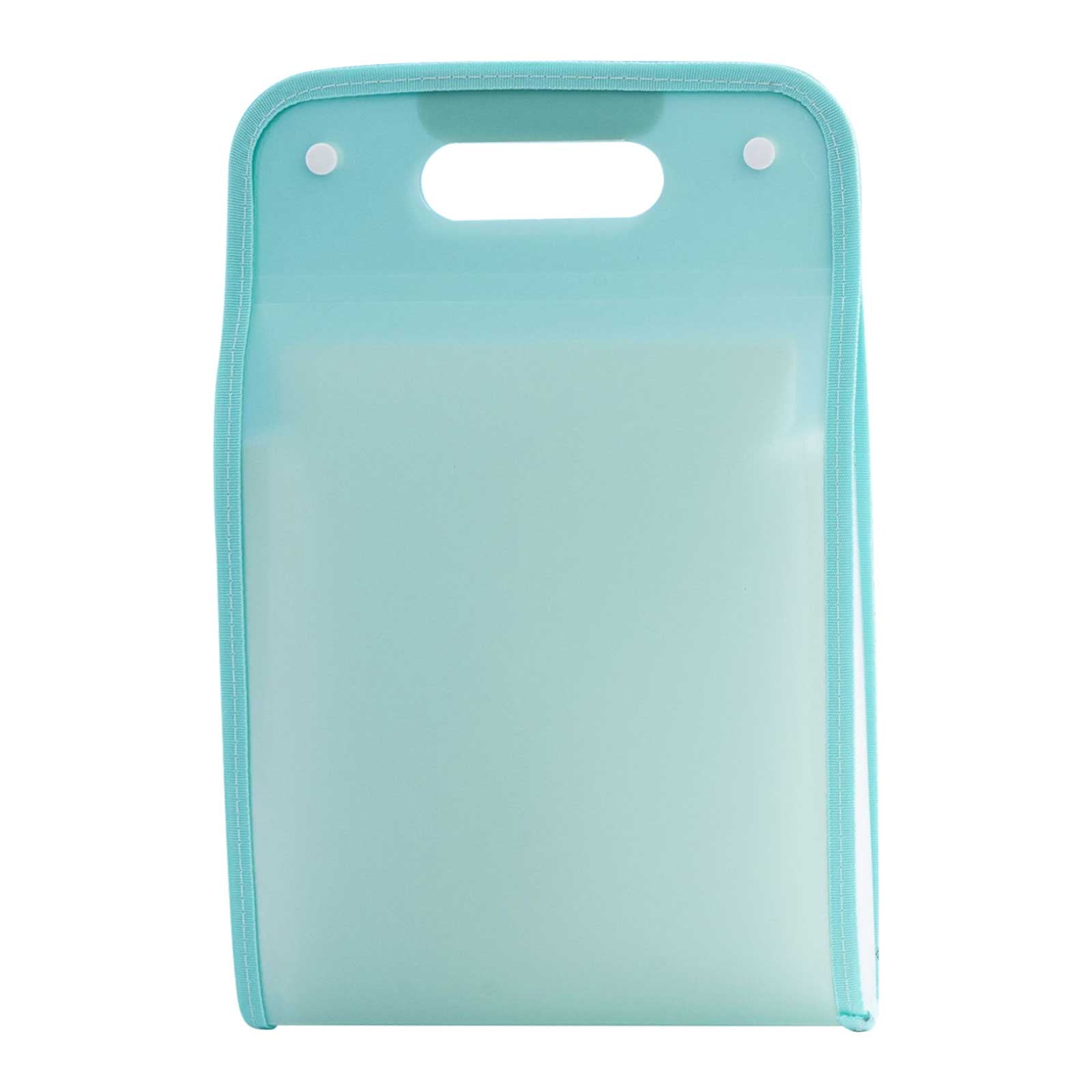 Qholemyo A4 Large Capacity Extended File Organizer Folder Student ...