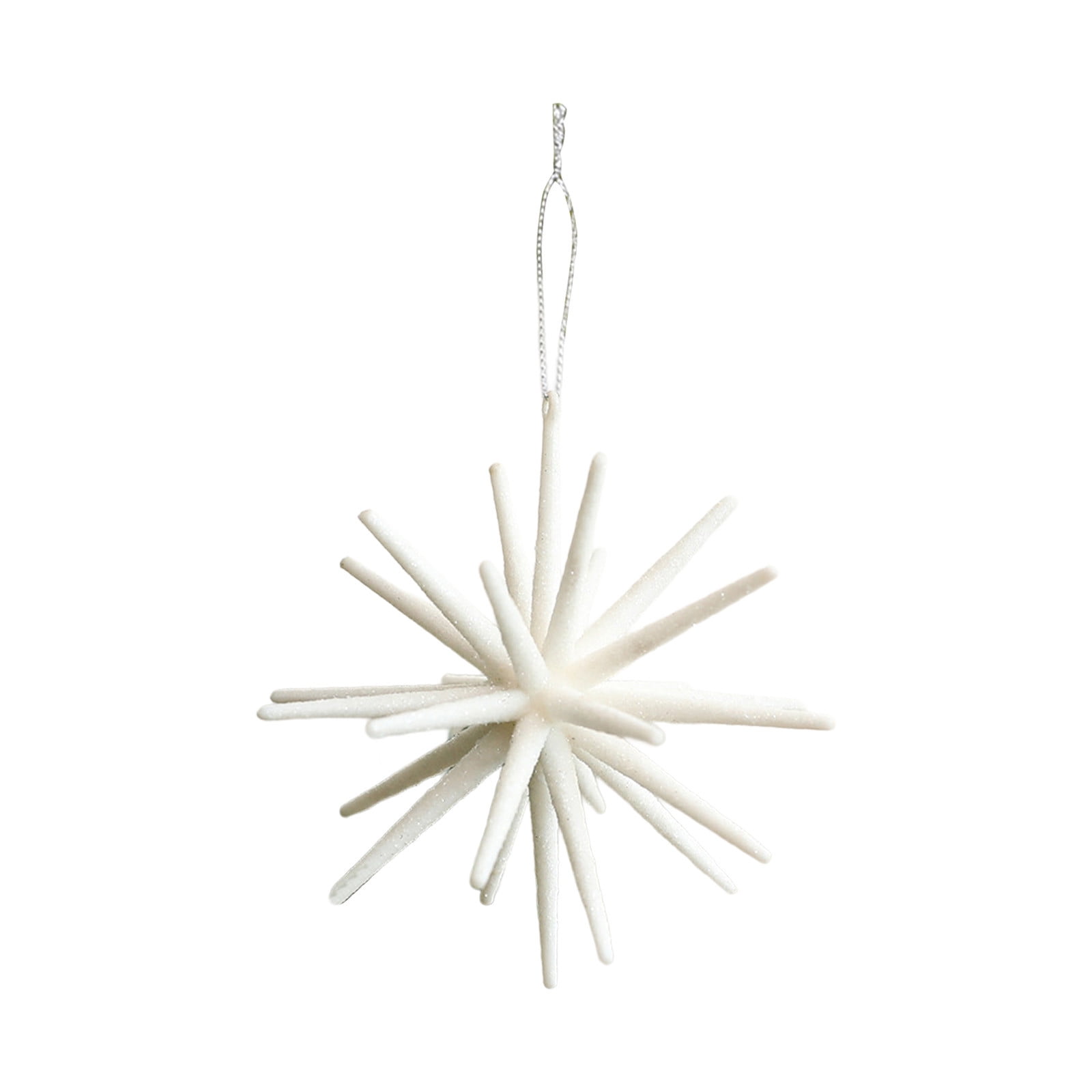 Qholemyo Christmas Hanging Exploding Star Decor - Champagne & White ...