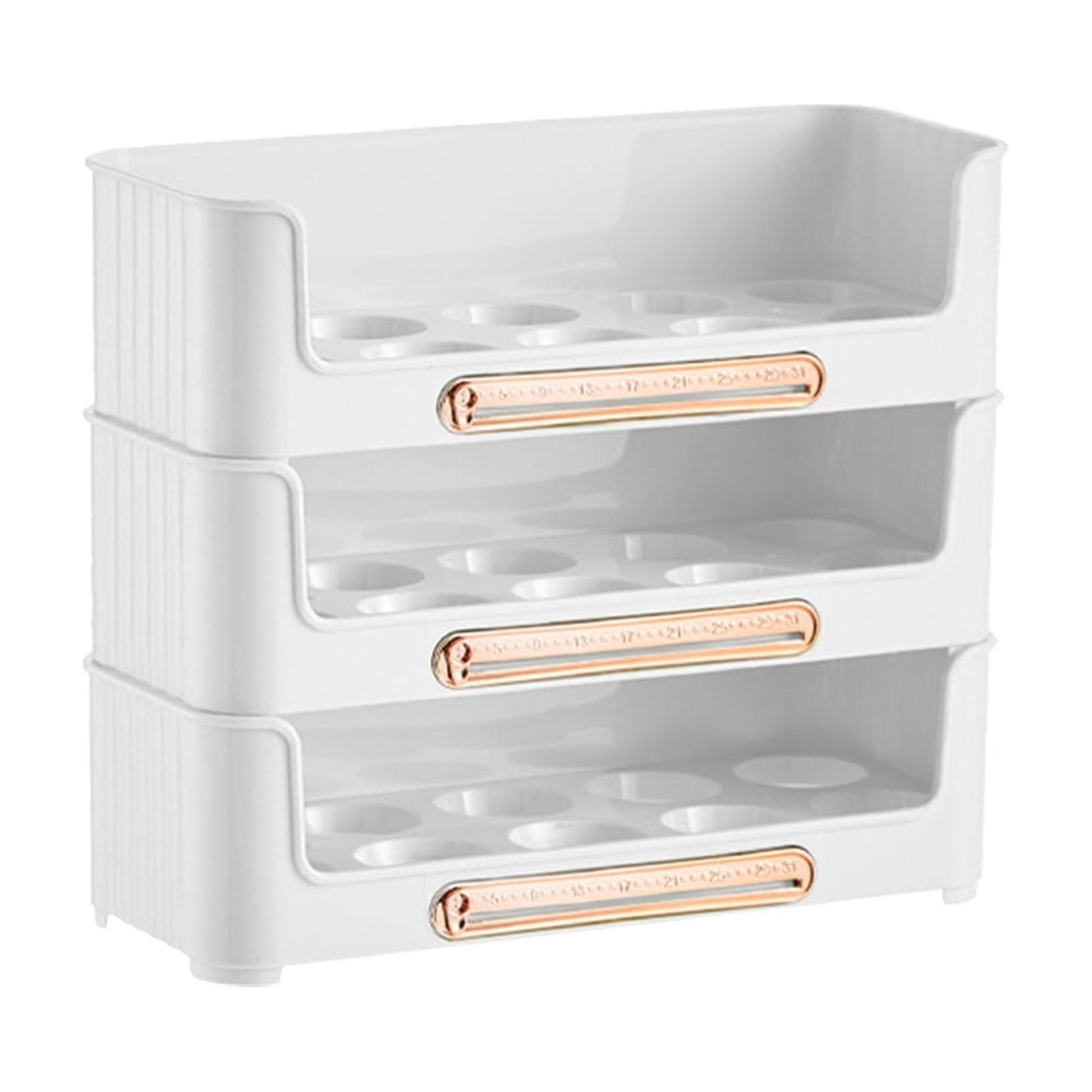 Qholemyo Exclusive Stackable Refrigerator Egg Holder Kitchen ...