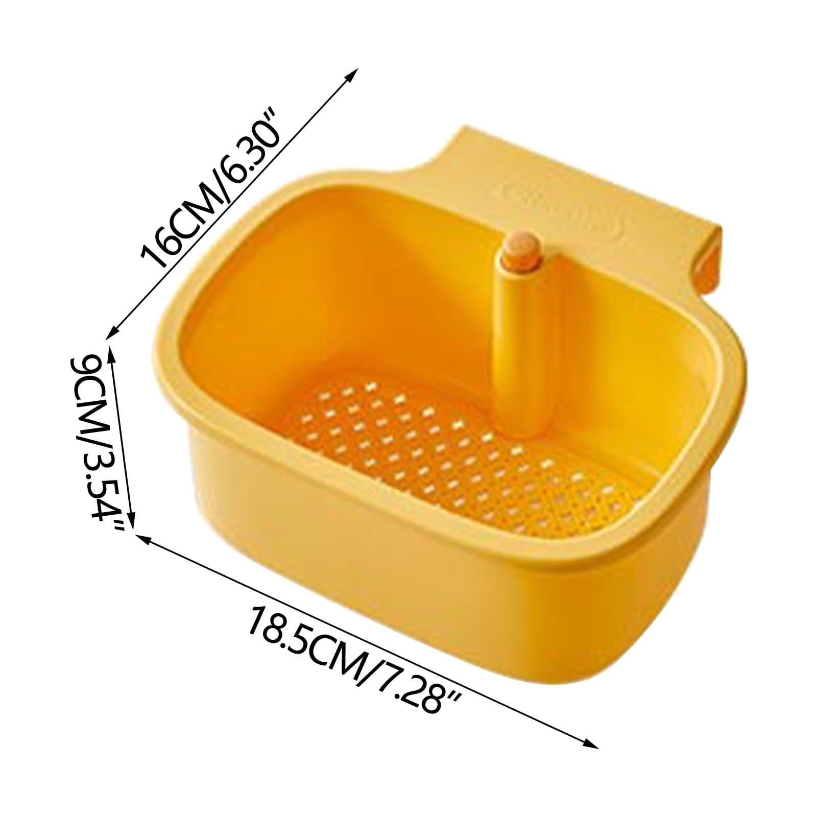 Qholemyo Hangable Sink Strainer Basket Kitchen Sink Food Waste ...