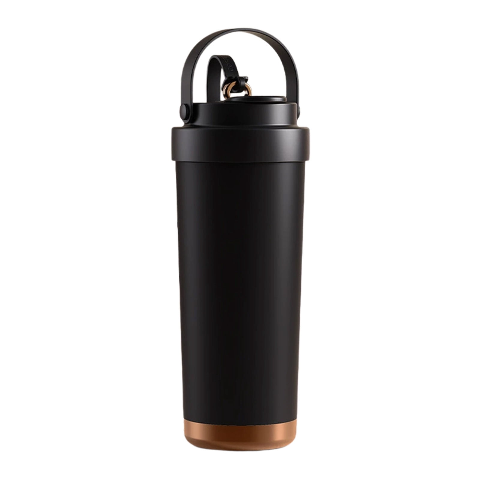 Qholemyo High Color Ceramic Liner Coffee Cup With Straw Portable Double ...