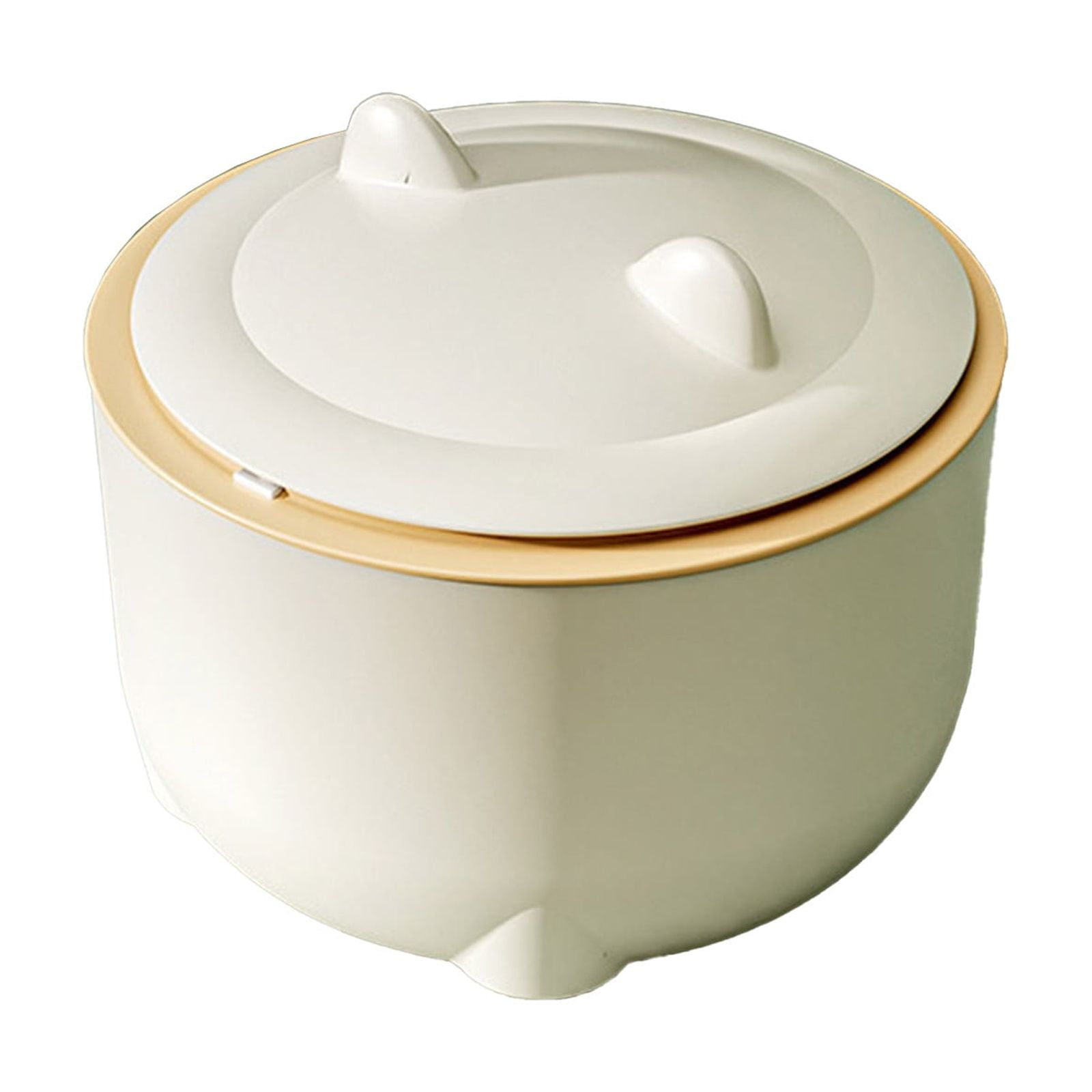 Qholemyo Household Press Type Mini Rubbish Bin With Lid Bathroom ...