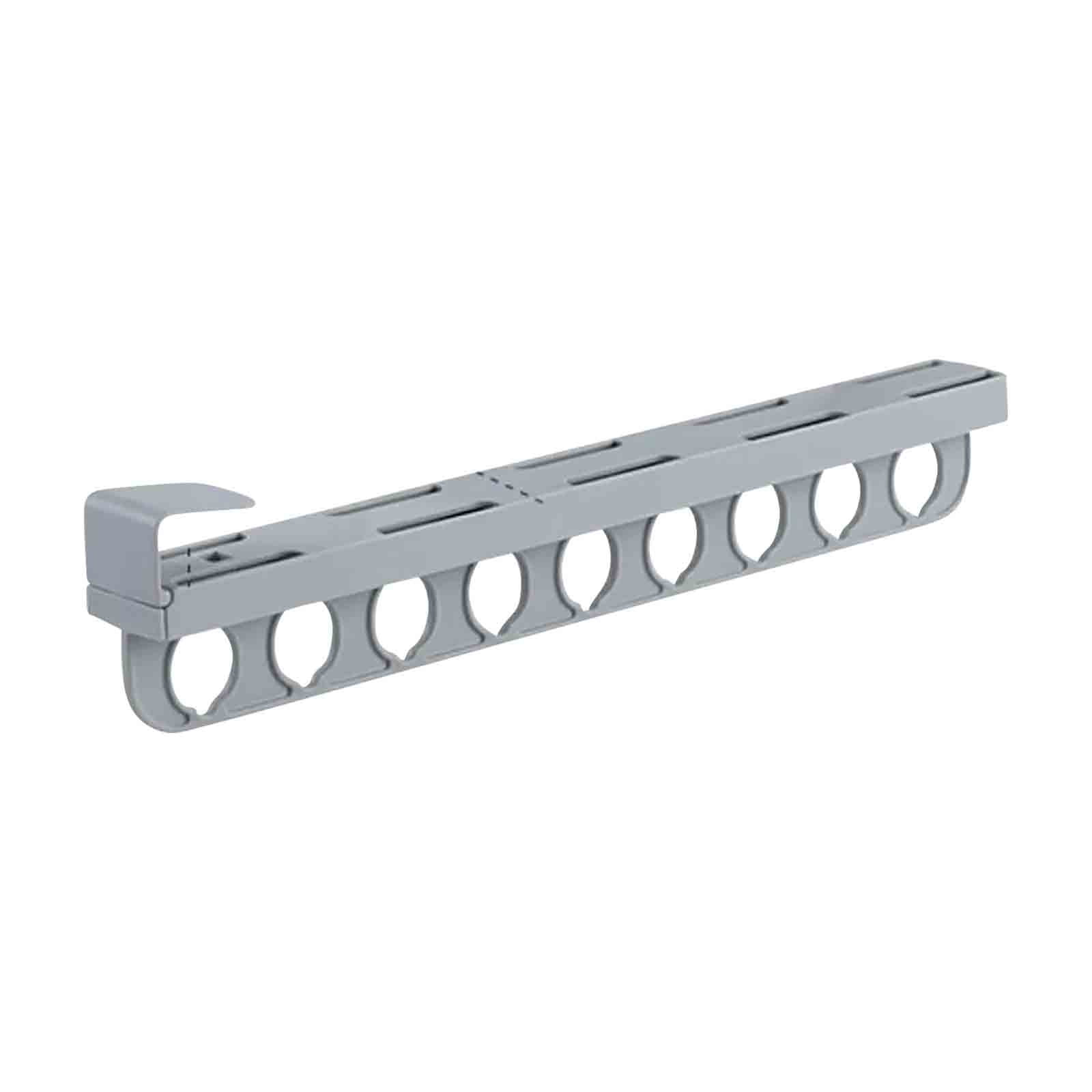 Qholemyo Household Pull-out Slide Rail Pants Rack Closet Racks For ...