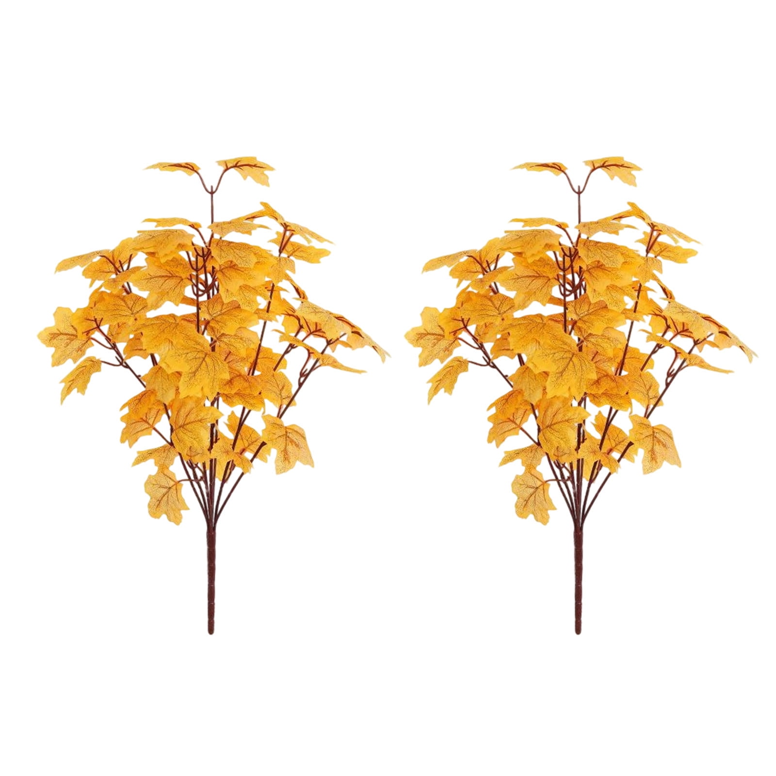 Qholemyo Maple Leaves & Dead Tree Branches - Simulated Red Maple Leaf ...