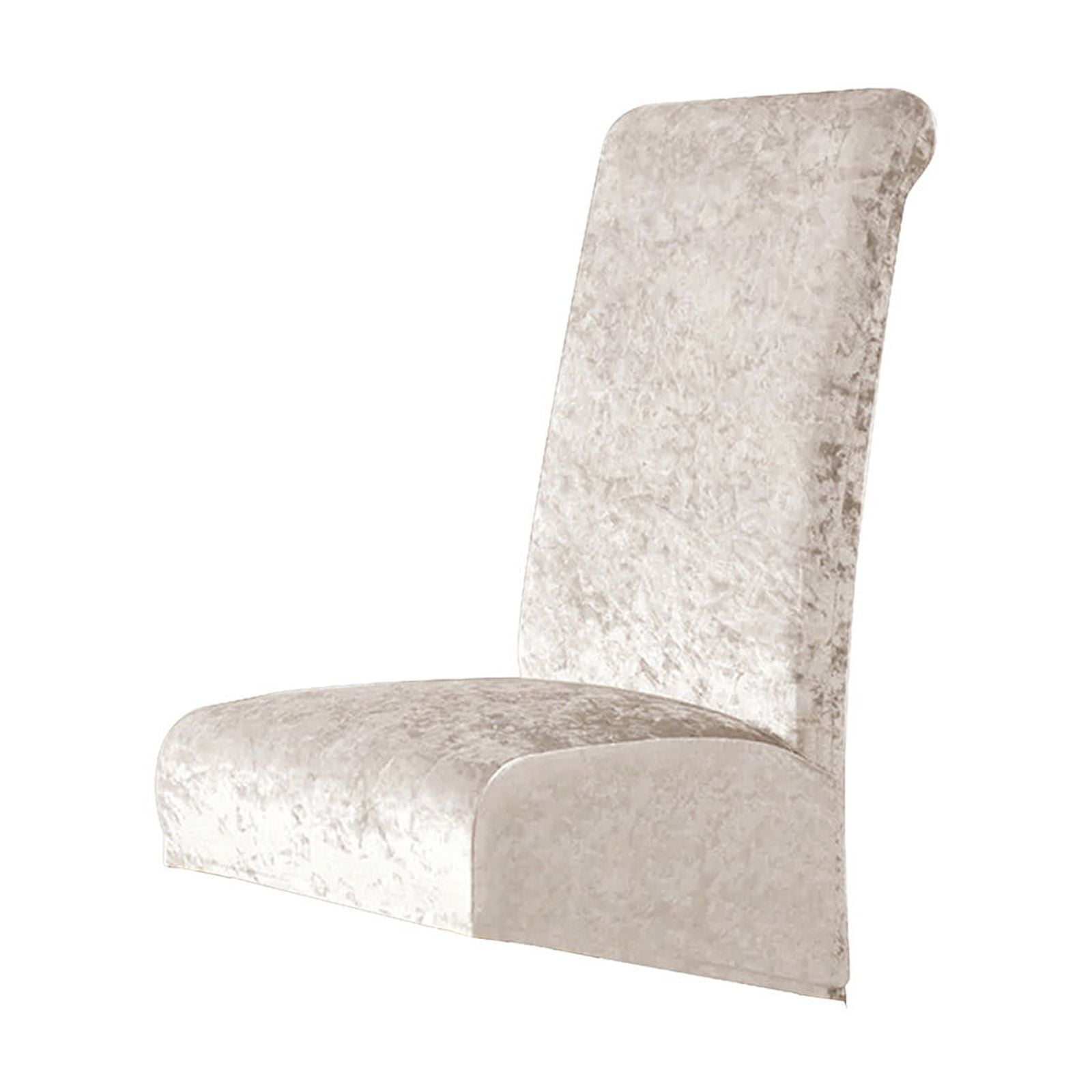 Qholemyo Solid Color Velvet Stretch Chair Covers All Inclusive Large ...