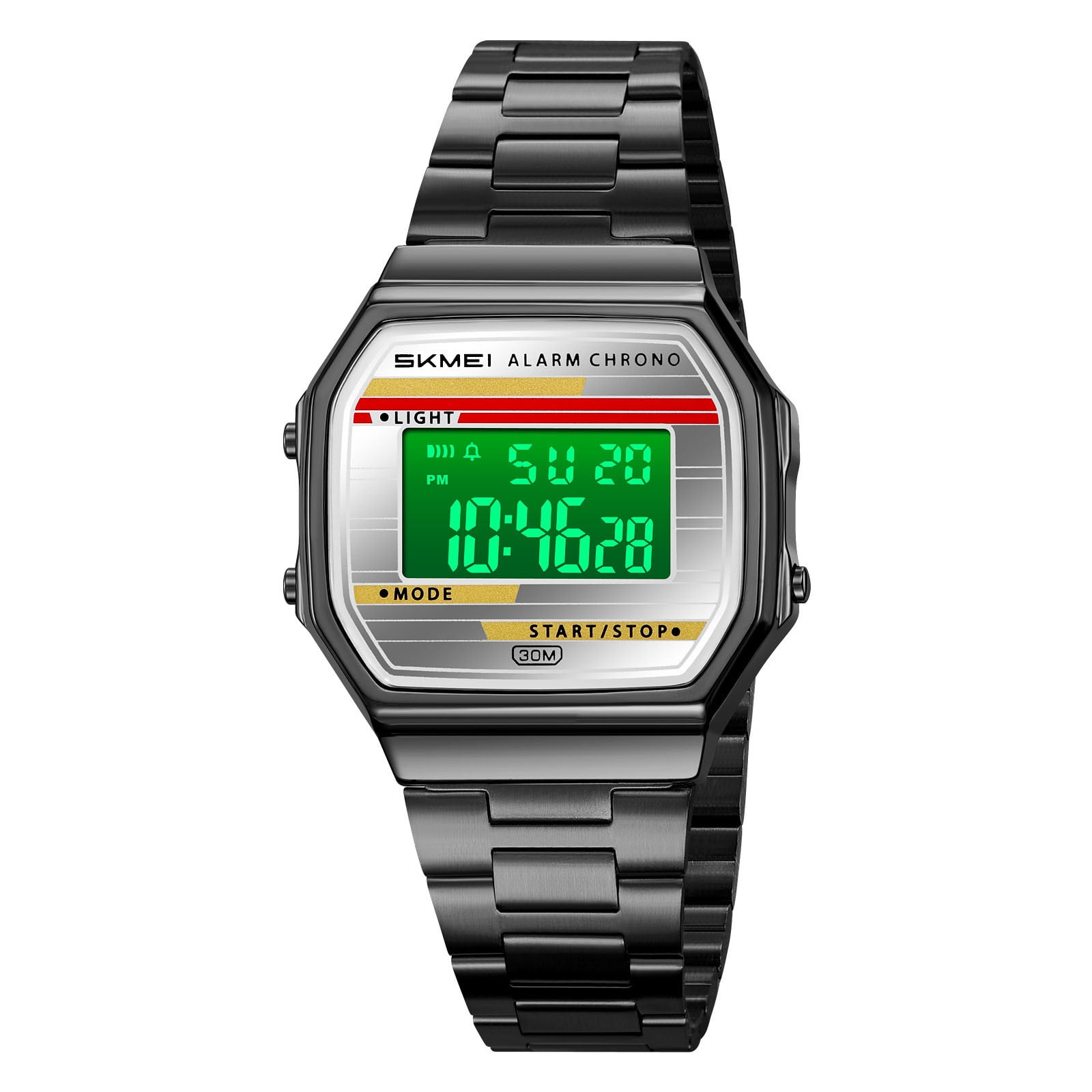 Qholemyo Waterproof Luminous Digital Watch For Men Multifunction Sports ...