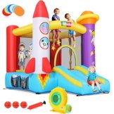 Bounceland Kids Inflatable Bouncer - DayDreamer Cotton Candy Bounce House with Fun Blower ...