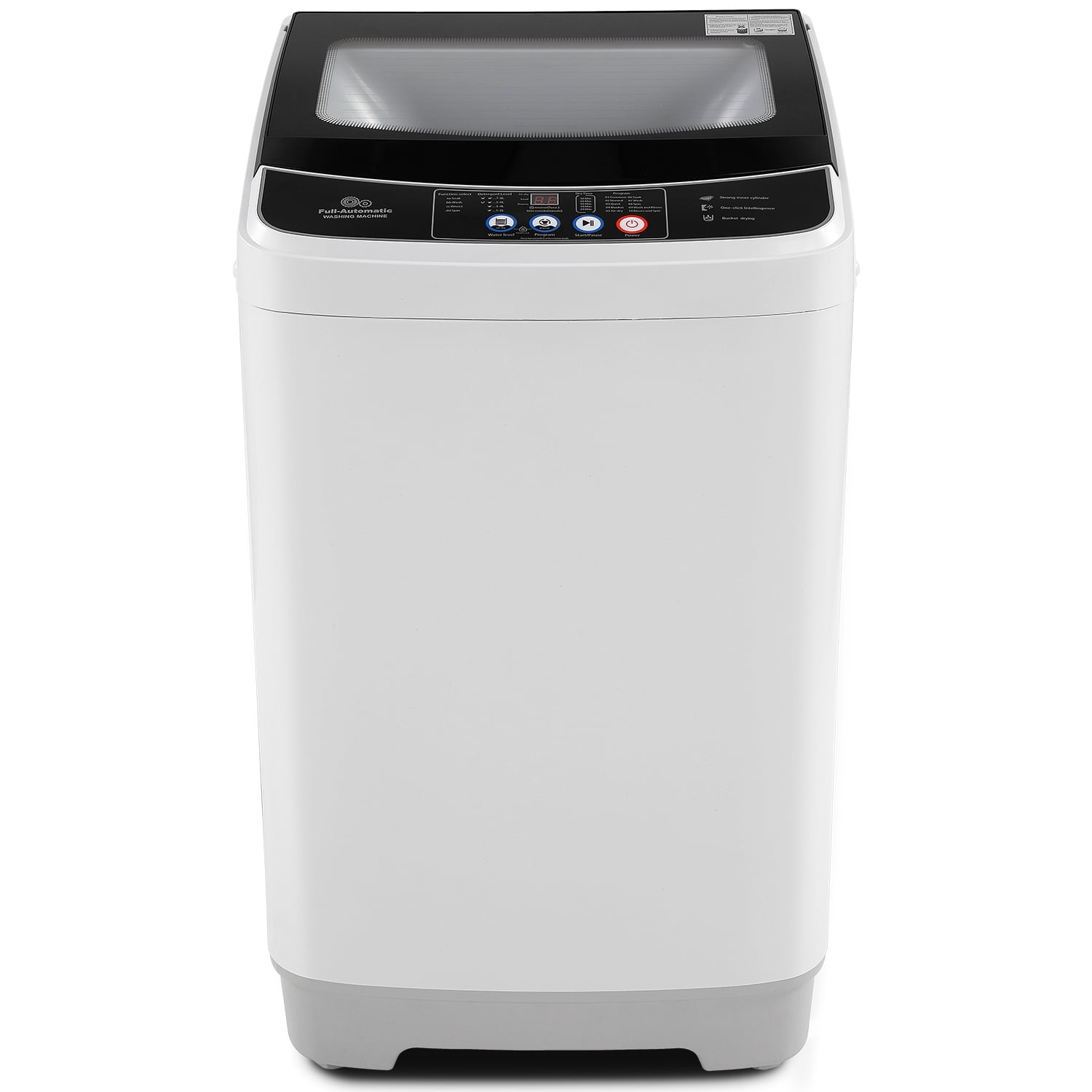 Qhomic Portable Washing Machine, 17.8 lbs Fully Automatic Compact ...
