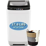 Qhomic Portable Washing Machine, 17.8 lbs Fully Automatic Compact ...