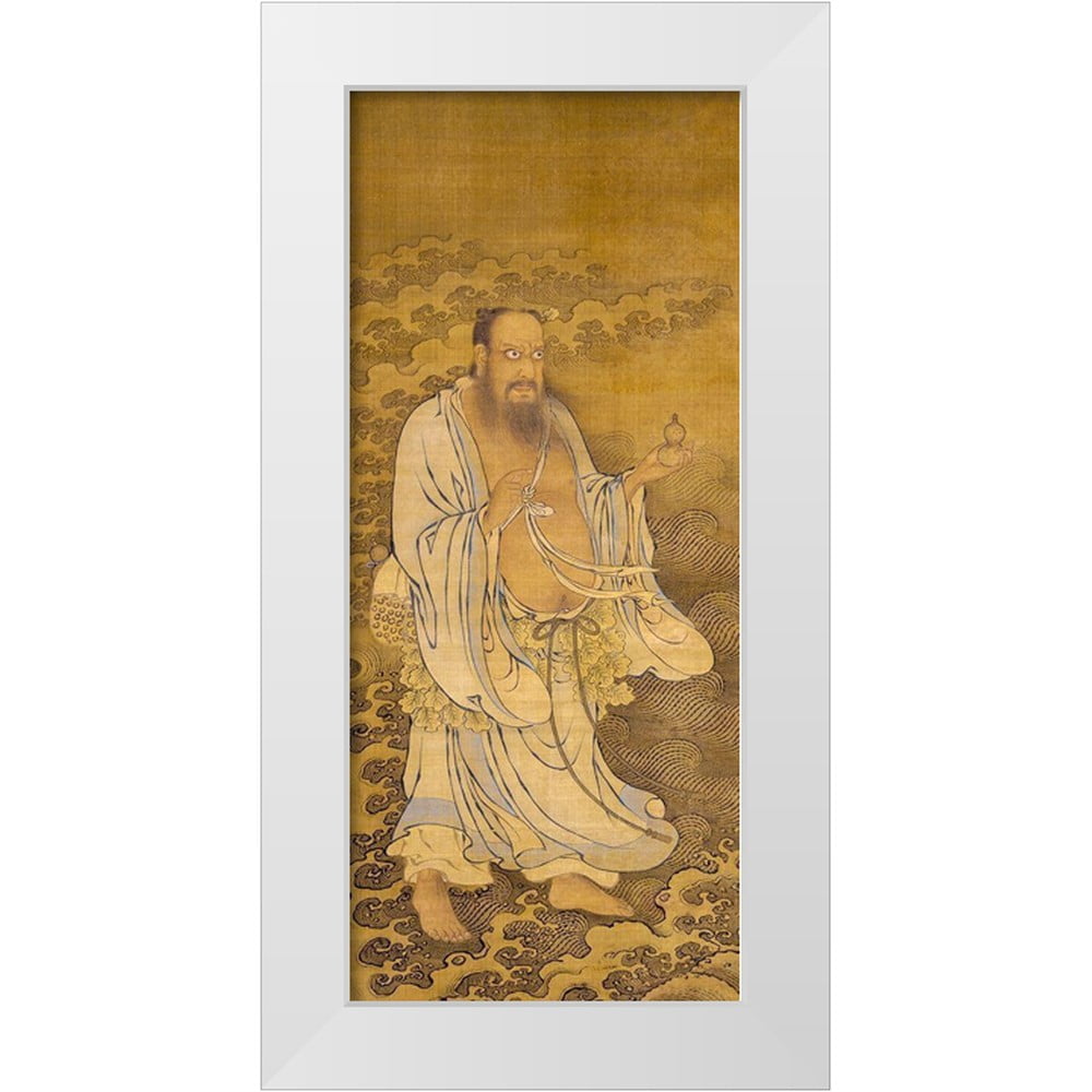Qi, Zhao 10x18 White Modern Wood Framed Museum Art Print Titled ...