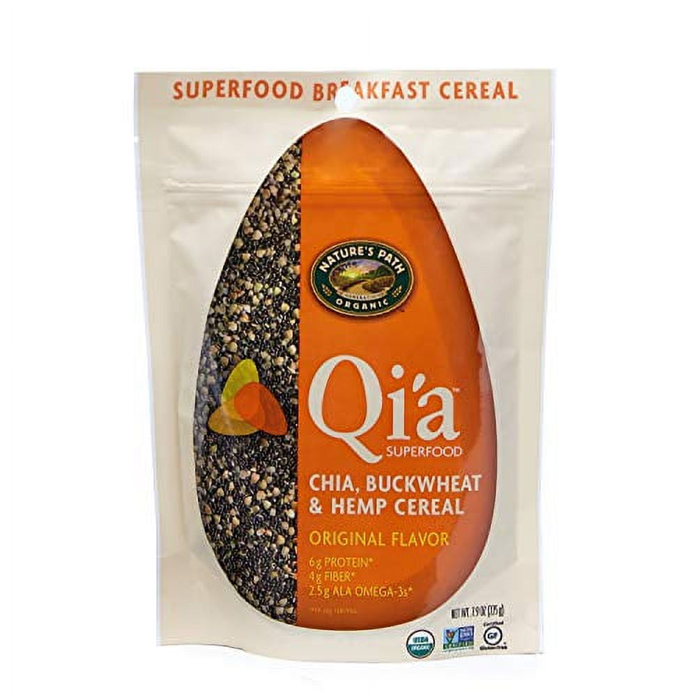 Qi'a Superfood Organic Gluten Free Original Chia, Buckwheat and Hemp ...