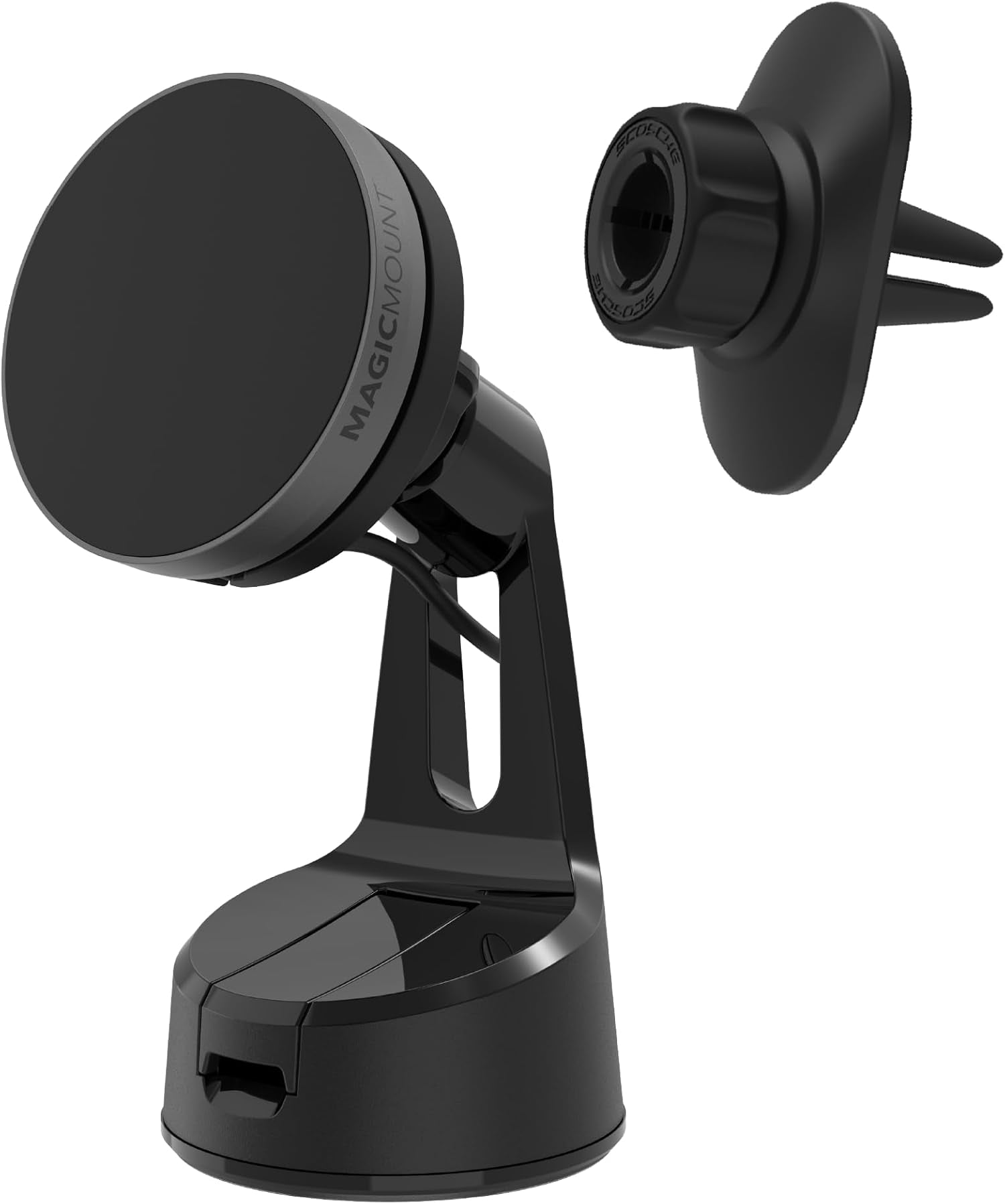 Qi2 MagSafe Mount Charger, 15W Suction Cup Windshield/Dashboard Cell ...