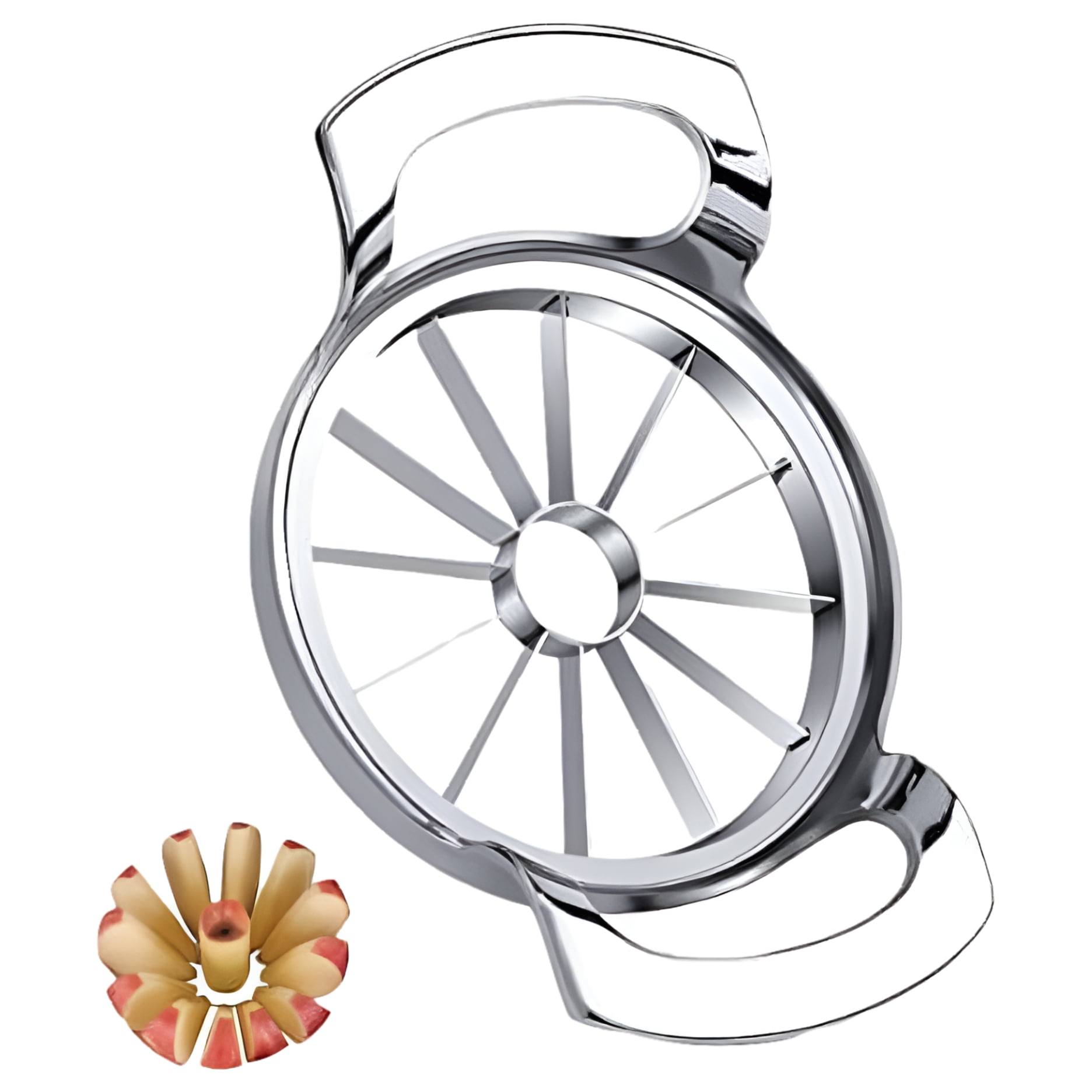 Apple Slicer 12-Blade Extra Large Stainless Steel Ultra-Sharp Cutter ...