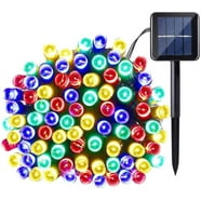 48FT Solar-Powered Outdoor String Lights With 15 Lights Commercial ...