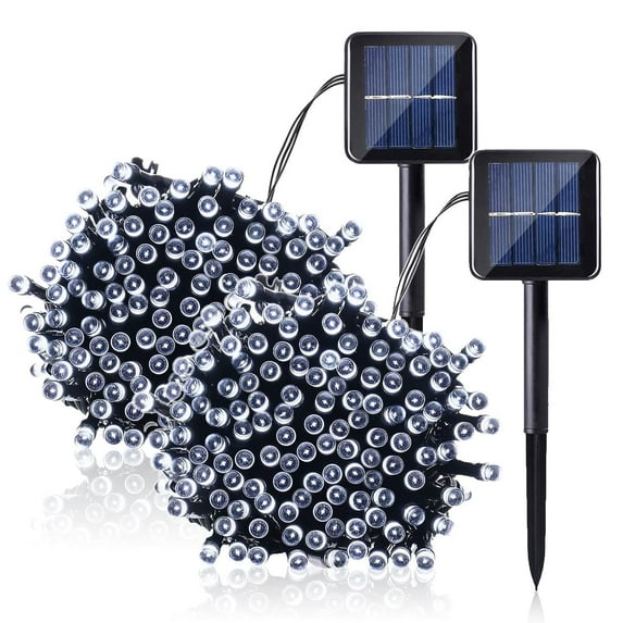 Walmart Black Friday Deals 2025 2 Pack Solar Powered 100 LED Christmas ...