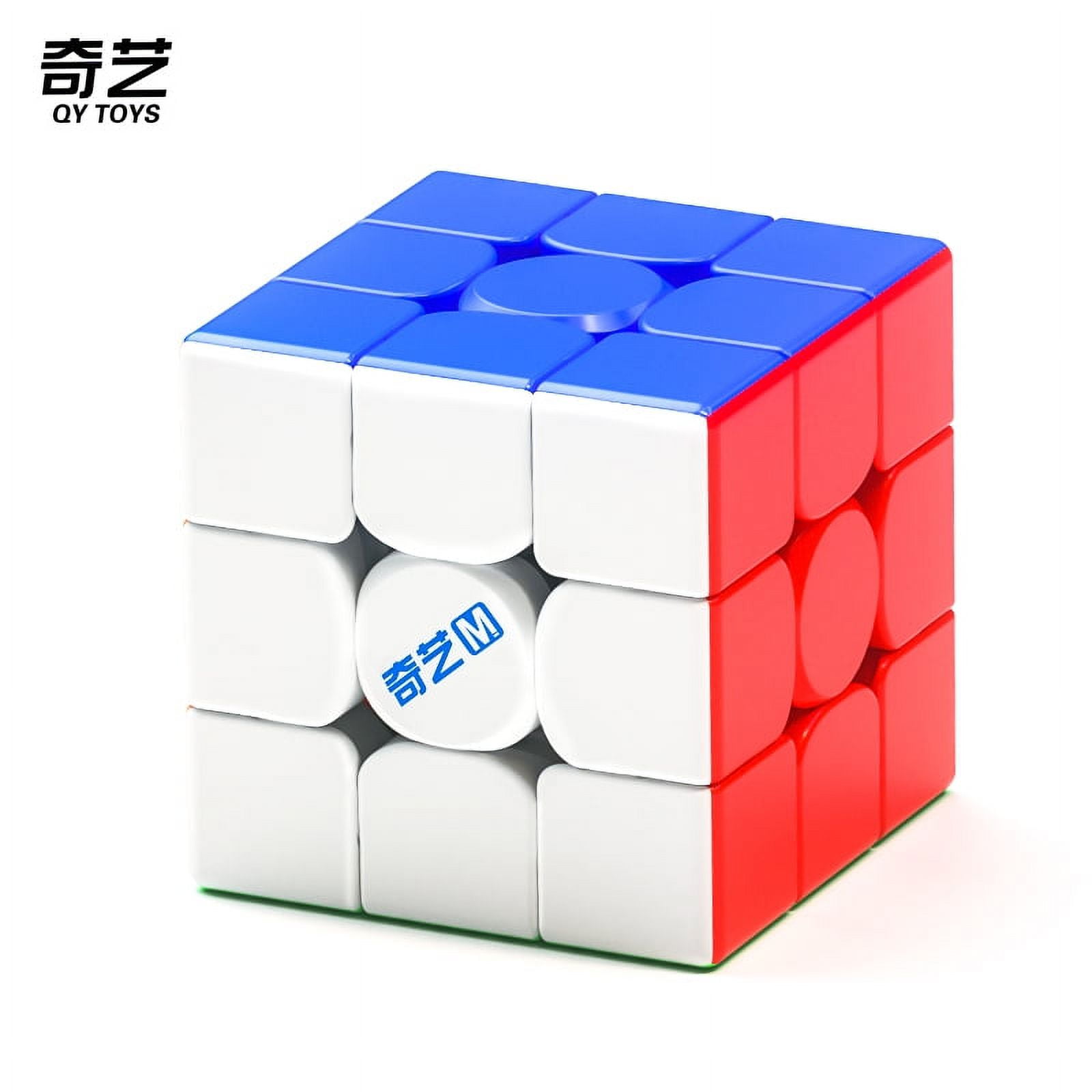 QiYi M PRO Magnetic 3x3 Magic Cube QY Stickerless Speed cube Puzzle kid ...