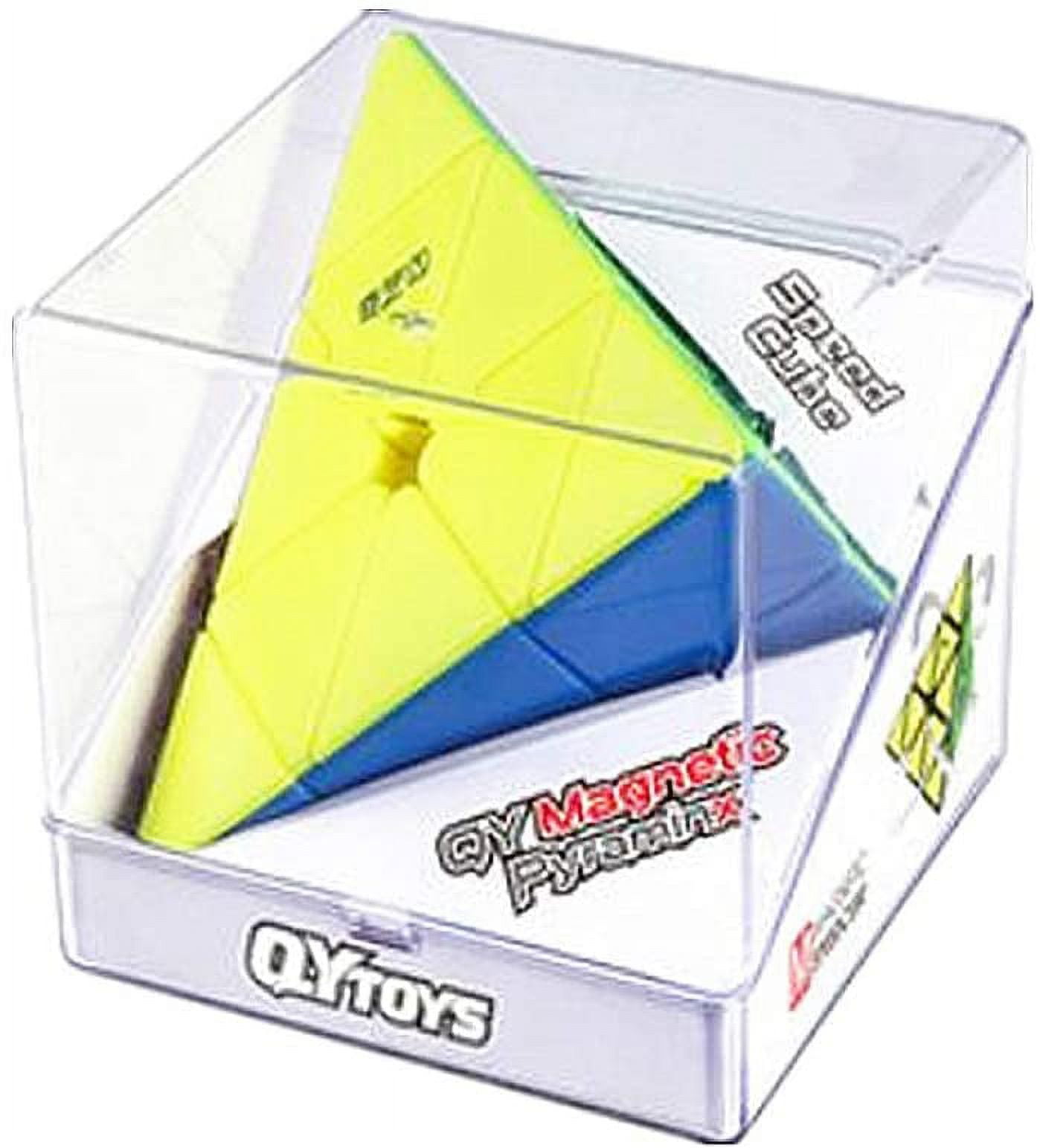 QiYi MS Pyraminx Speed Cube, Magnetic, Stickerless, Smooth Turning ...
