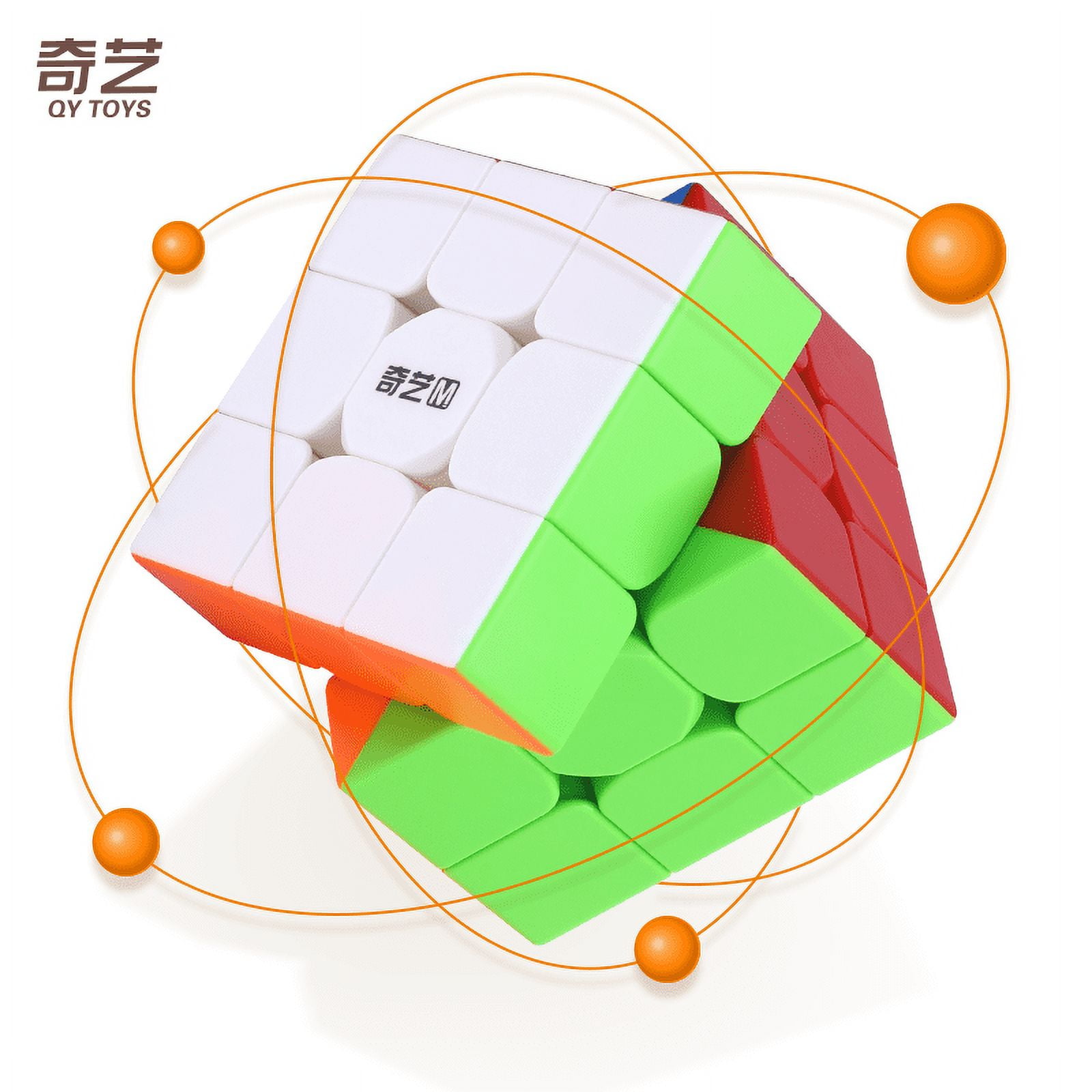 QiYi Qimeng Plus 3X3 9cm Magnetic Magic Cube QY Education Speed Cube Puzzle Toys Children Gift ...