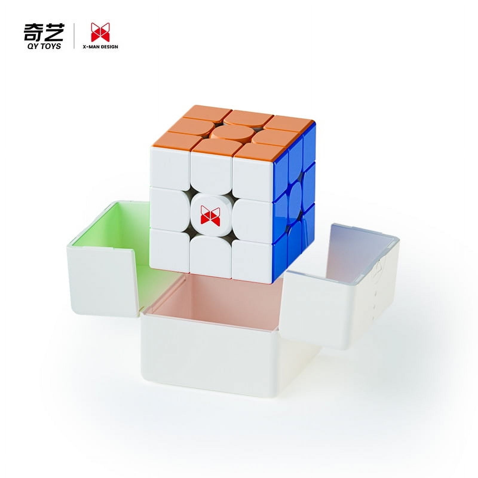 QiYi X Man Tornado V4 M 3x3 Flagship Magic Cube Stickerless Speed Cube ...