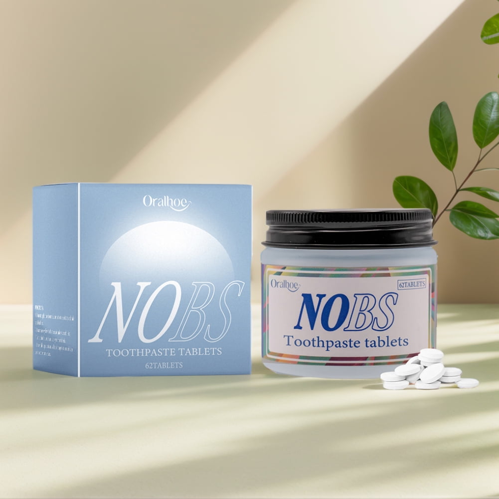 Qiaiye 62pcs Portable Whitening Toothpaste Tablets Travel Mouthwash ...