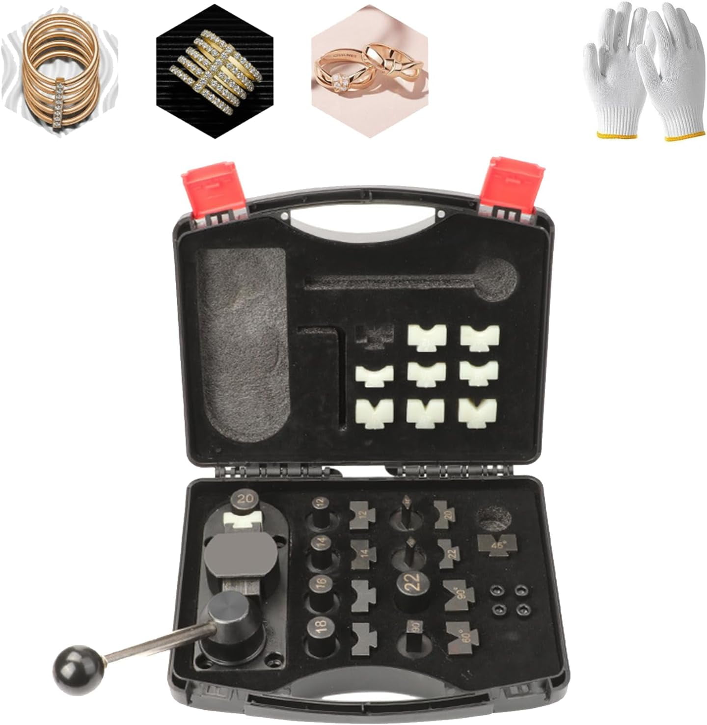 Qiamia Metal Wire Bending Jig Set with Adjustable Dies, Metal Jewelry ...