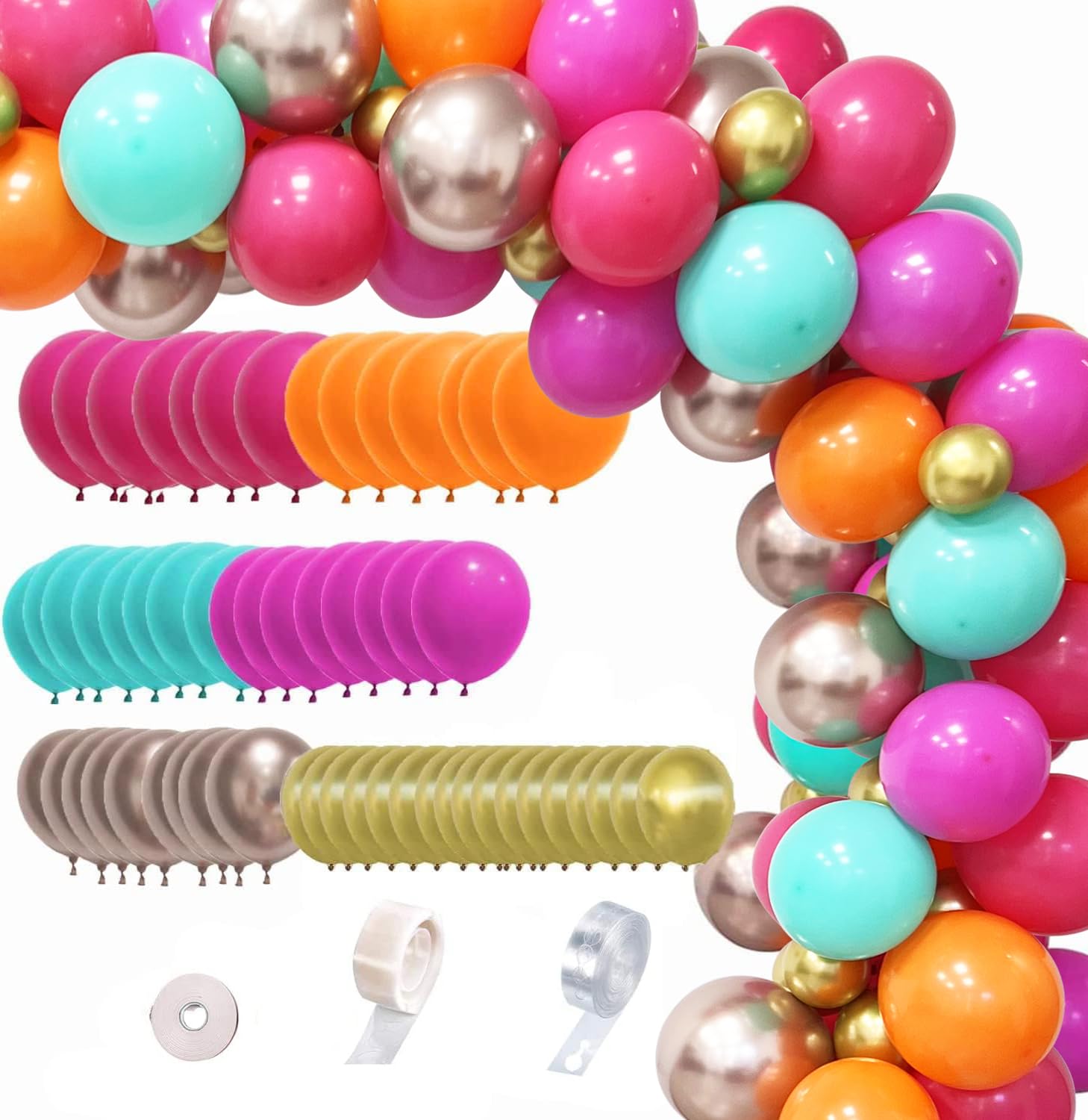 Qian's Party 70pcsEGSC Fiesta Bachelorette Party Decorations/Mexican ...