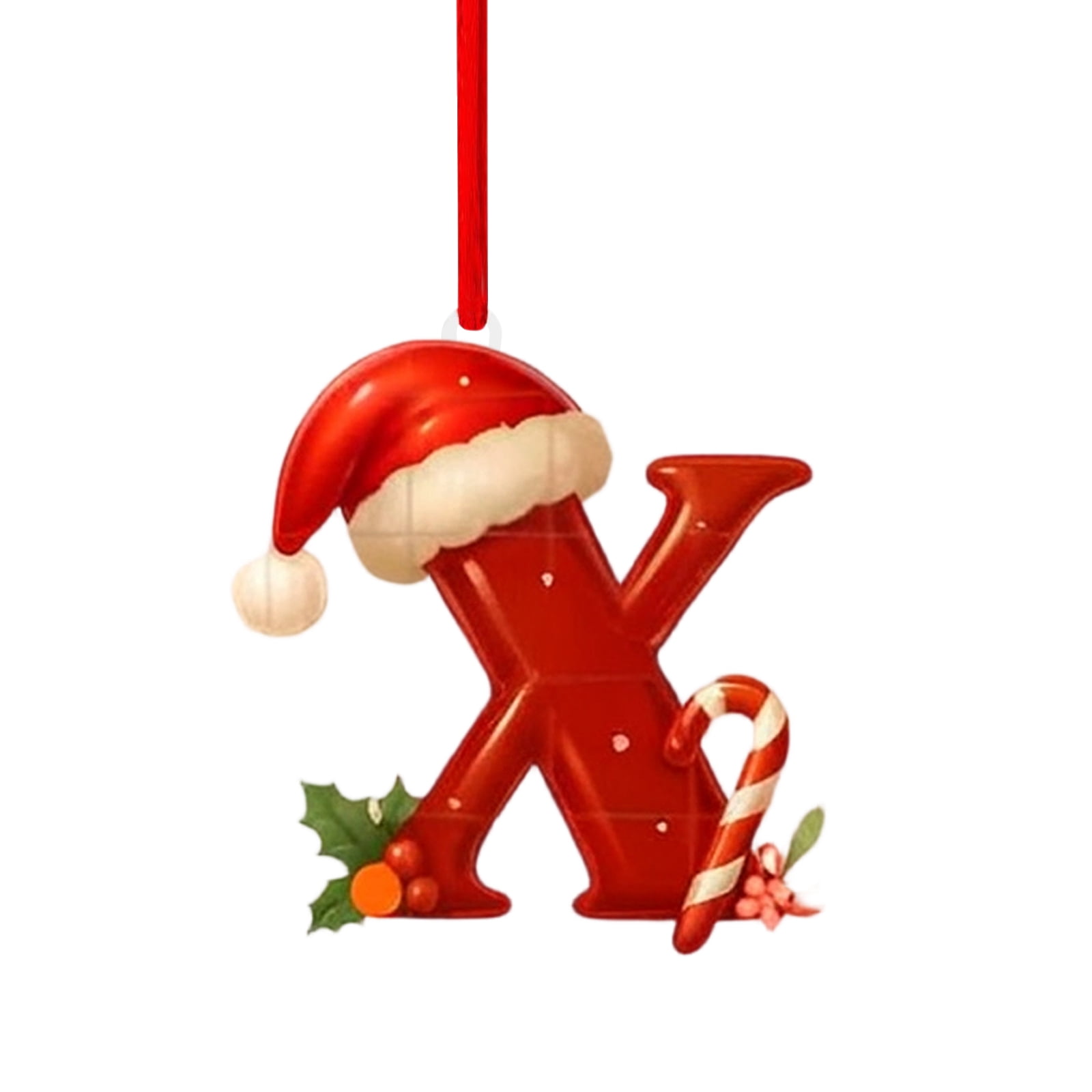 QianGlow 26 Letter Christmas Ornaments Acrylic for Tree Decor and Home ...