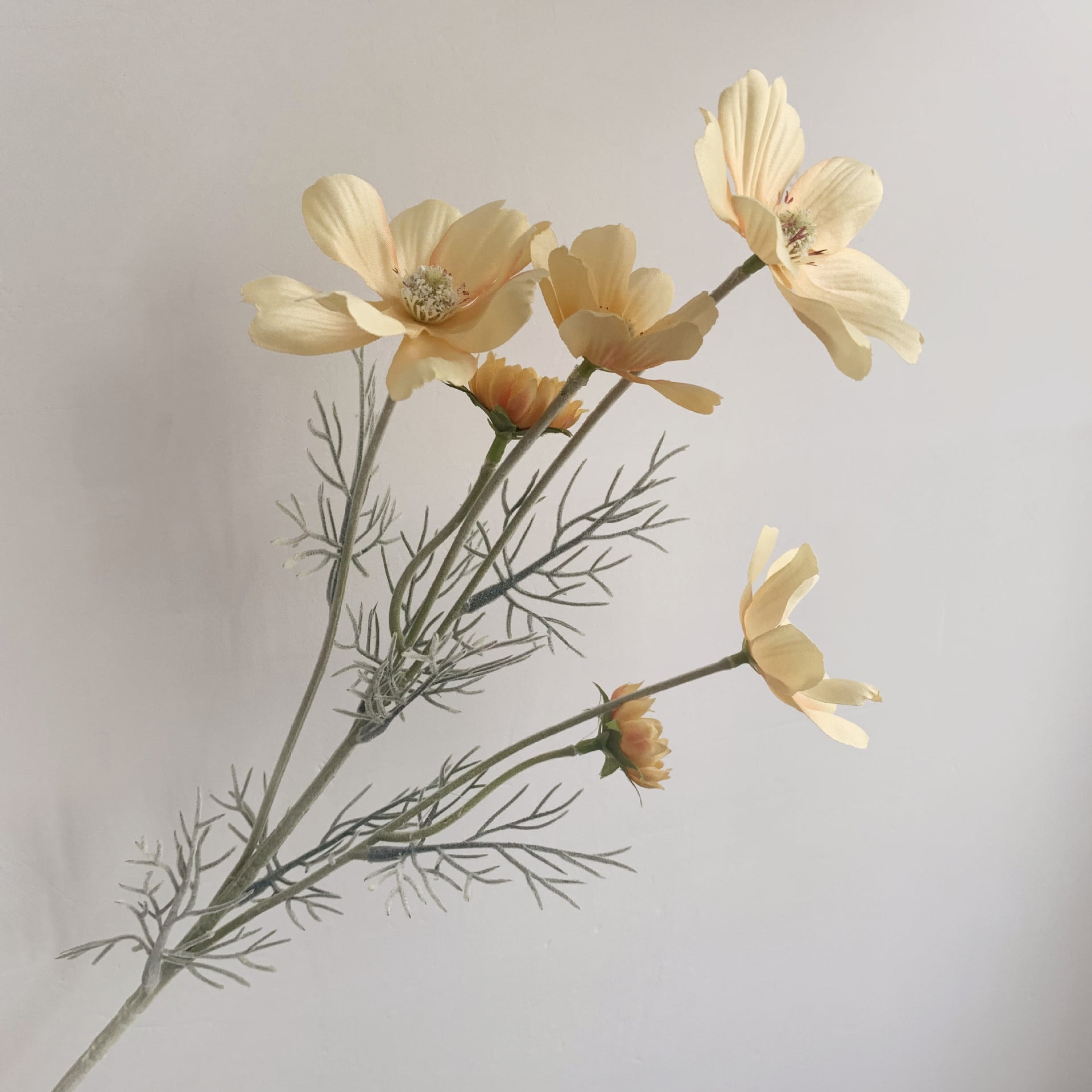 QianGlow Artificial Windflower Aster, Fake Cosmos for Home Decor, Silk ...