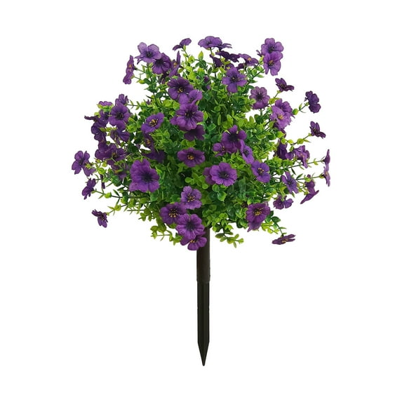 QianGlow Simulated Flowers and Plants for Courtyard, Spring Summer ...