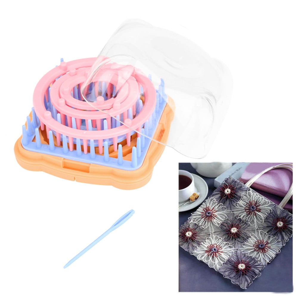 QianYing 4th of July Yarn Flower Corsage Maker Weaver Kit Knitting ...