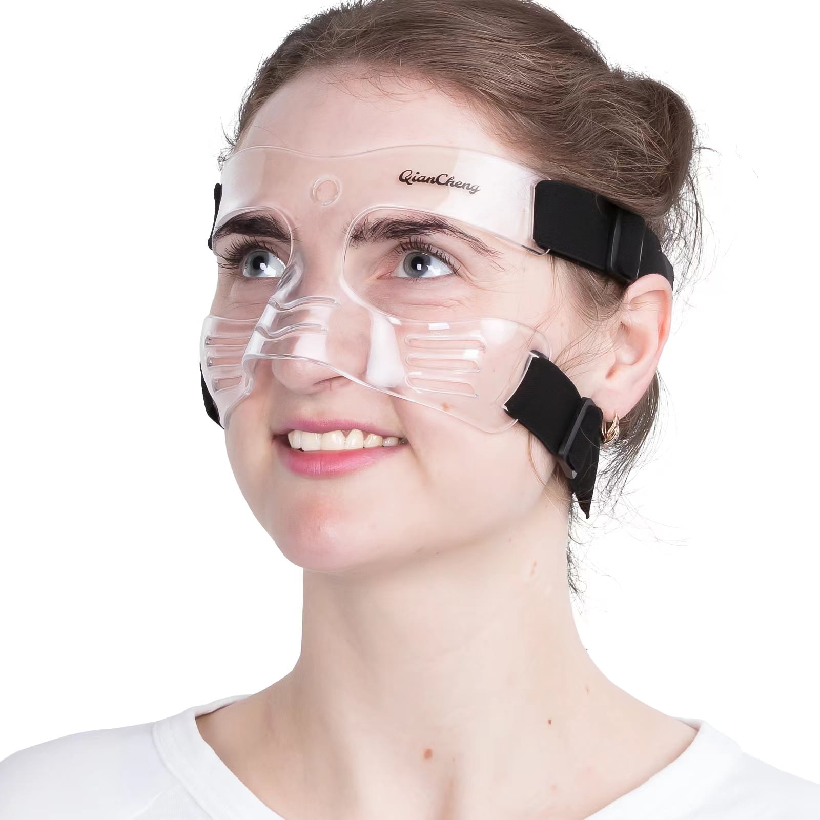Qiancheng Adjustable Sports Nose & Face Guard with Padding Bag for ...