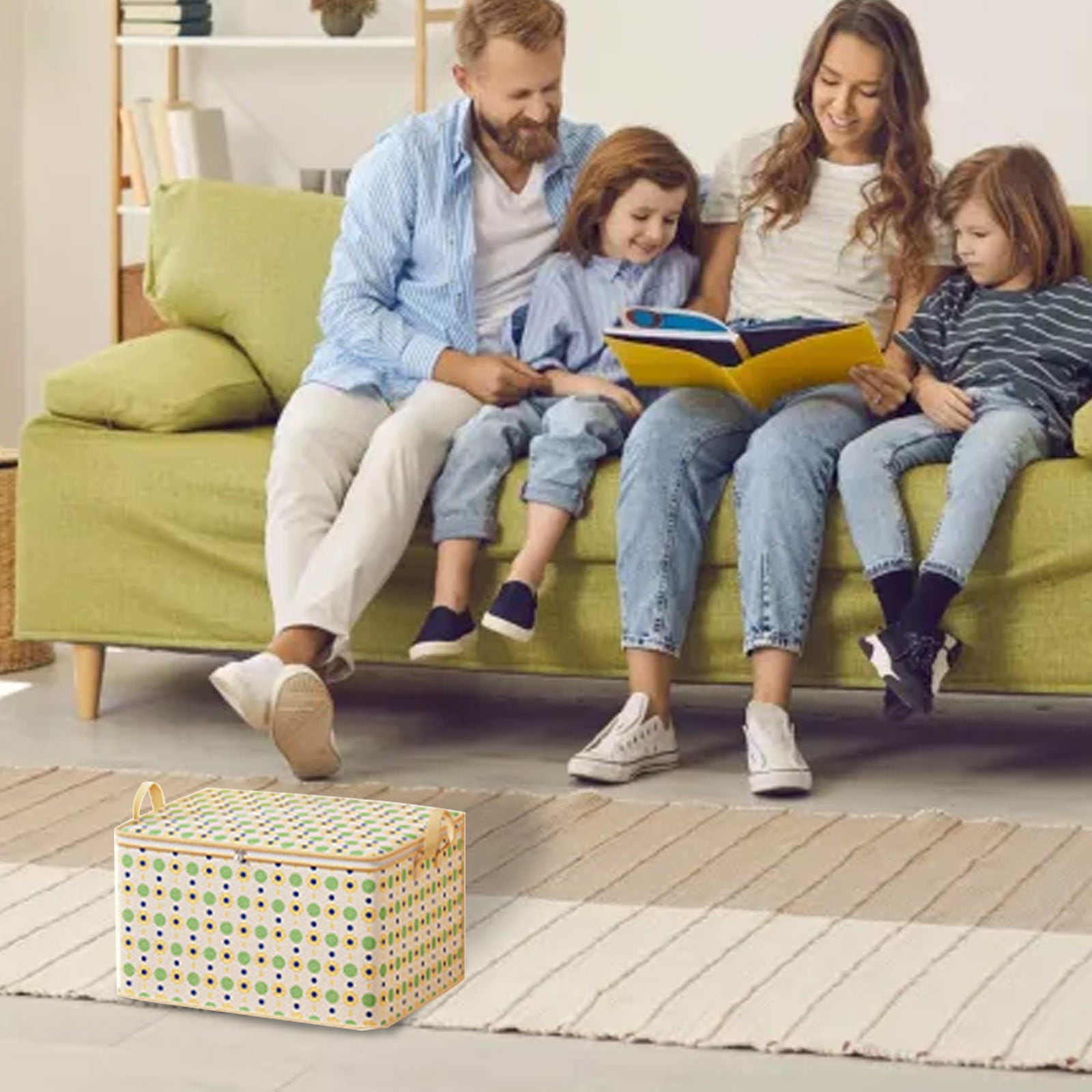 Qianduo Closet Storage Bins - Fab Totes 6 Pack Clothes Storage - Closet ...