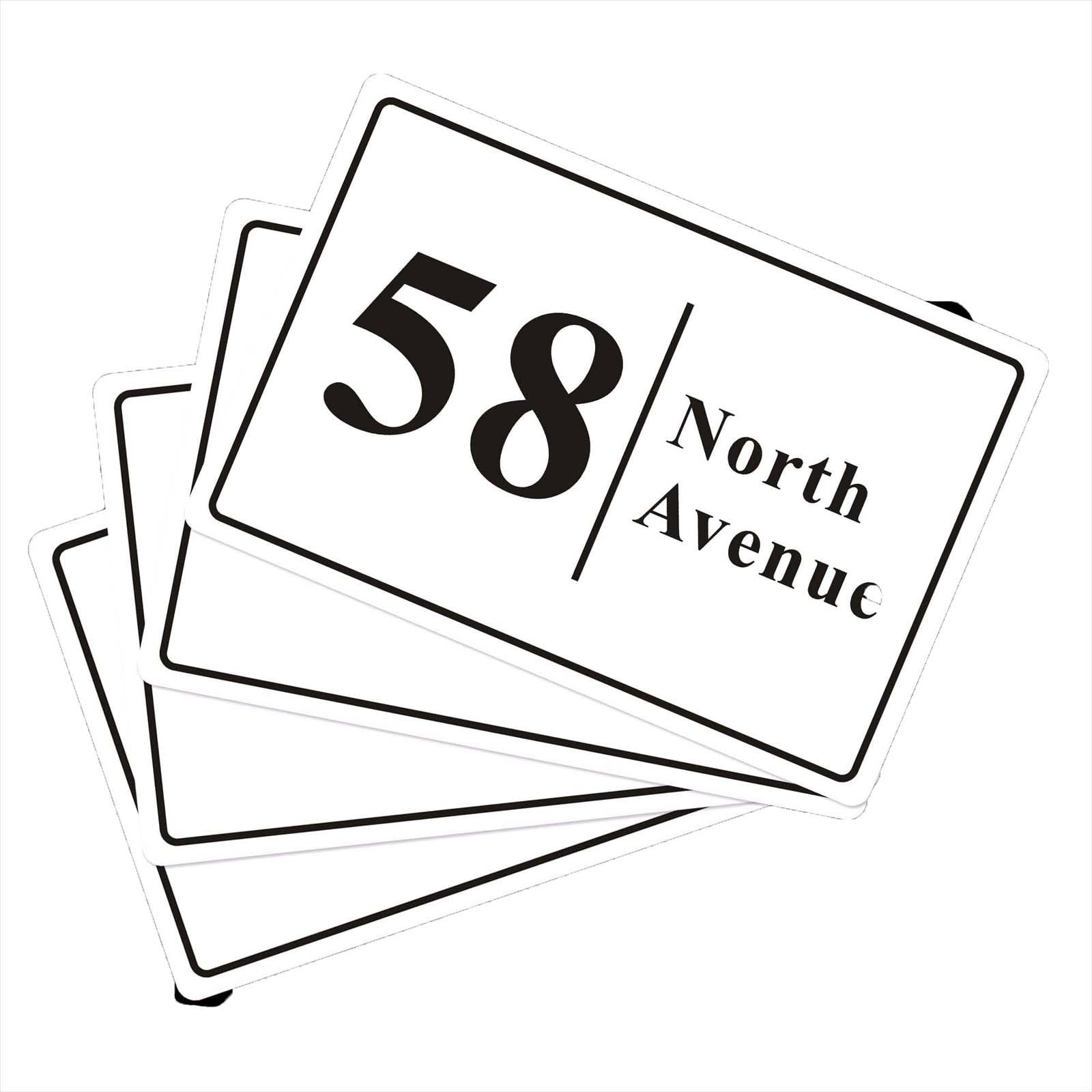 Qianduo Room Decor Clearance 4 X Wheelie Stickers Numbers for Wheelies ...