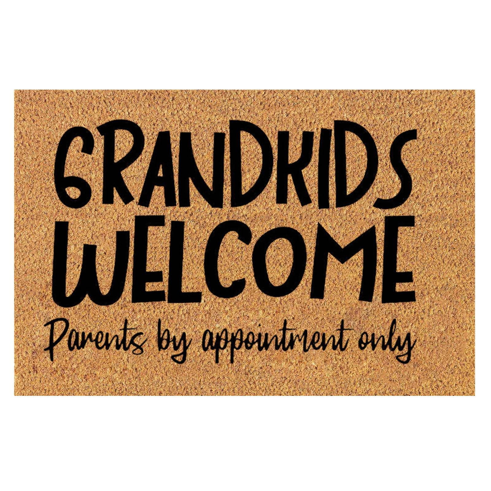 Qianduo Welcome Grandchildren Mat,Grandkids Welcome (Others Tolerated ...