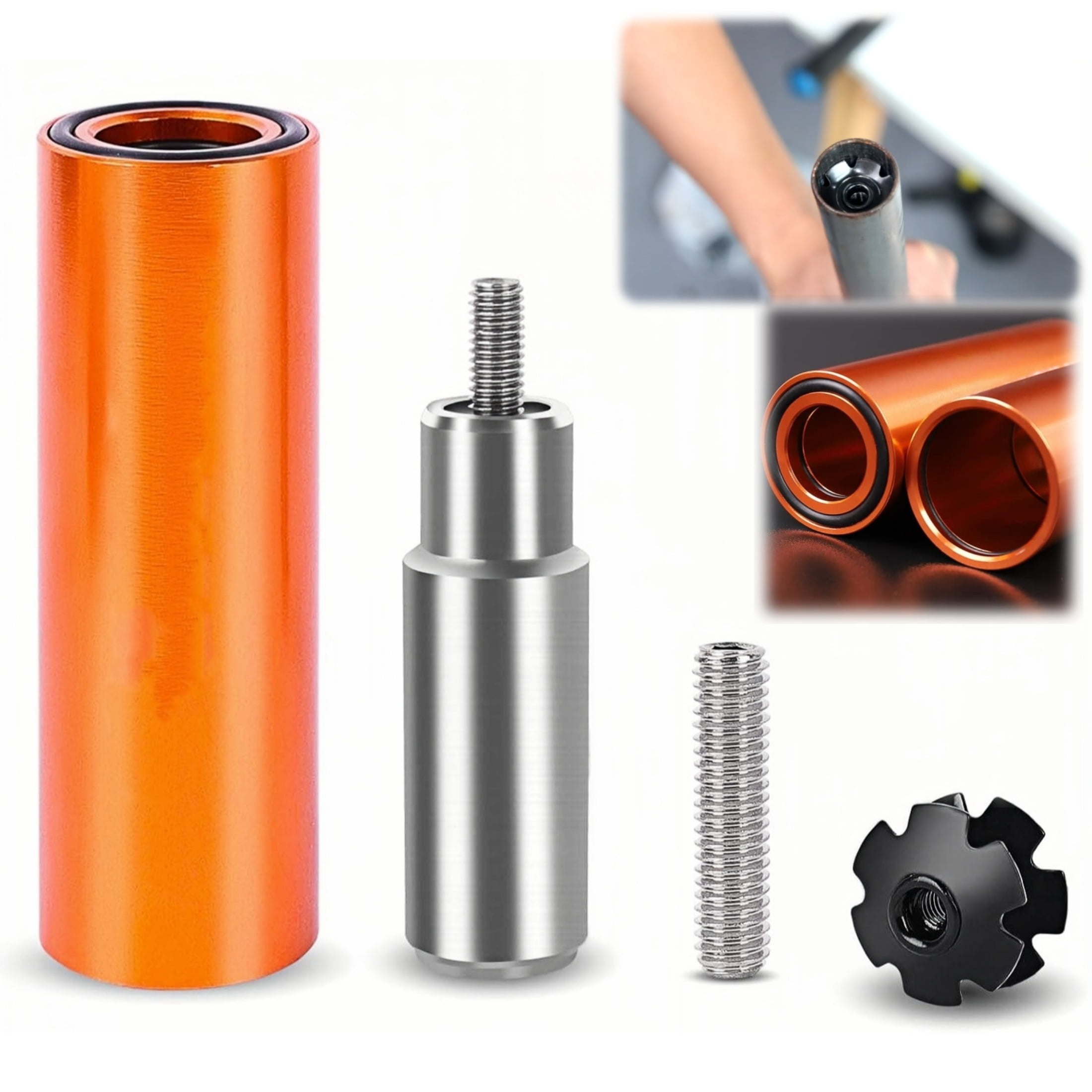 Qianfeng Star-Nut Setter for Size 1-1/8" Fork Tubes, Bike Fork Star Nut ...