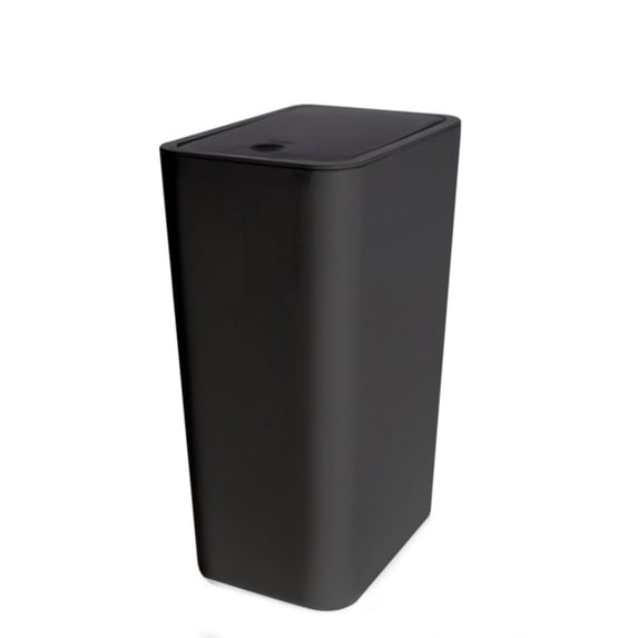 Qiangzon Small Step-Trash Can with Lid – 13" Narrow Pop-Up Waste Basket ...