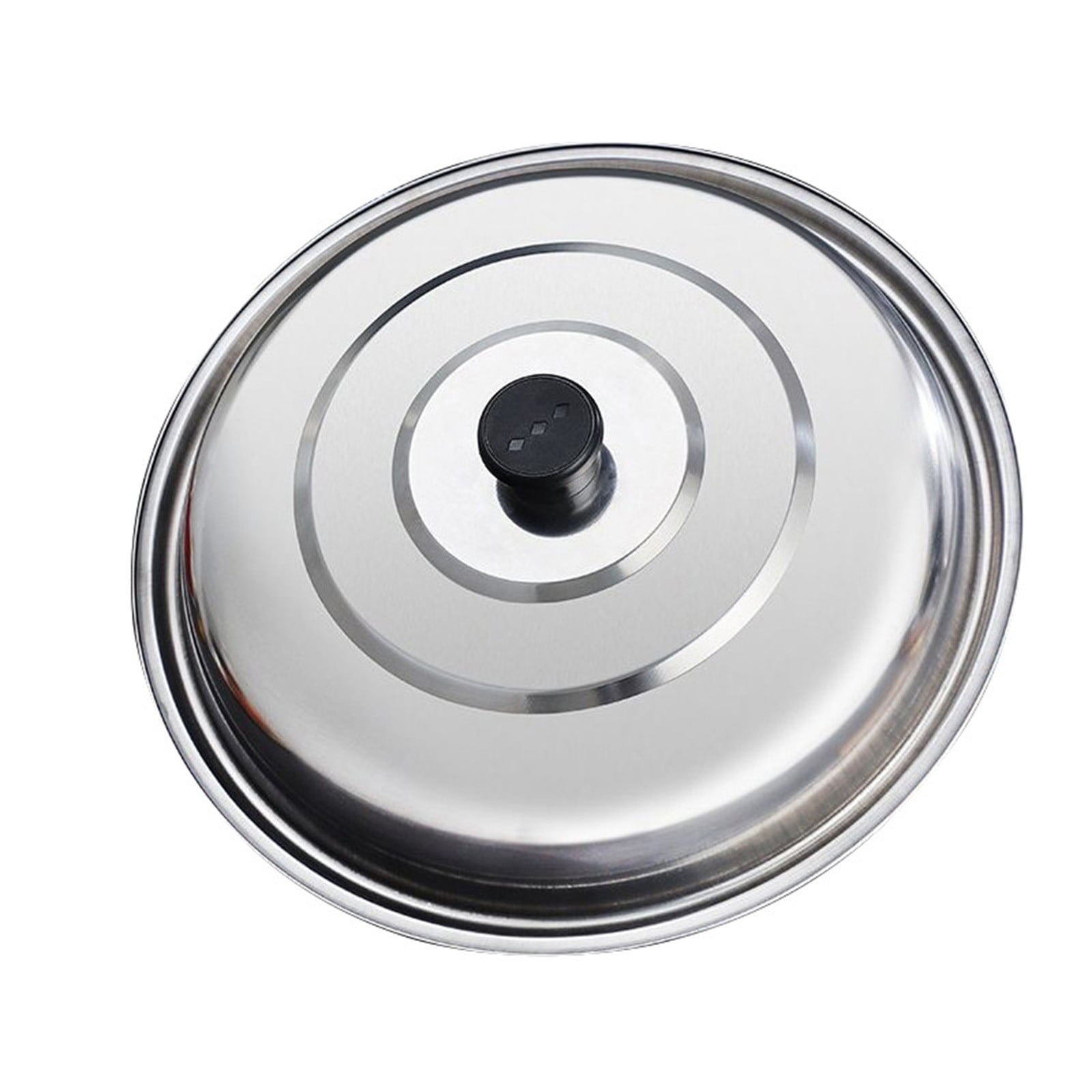 Qiangzon Stainless Steel Pot Lid, Extra Large Round Cover for Woks ...