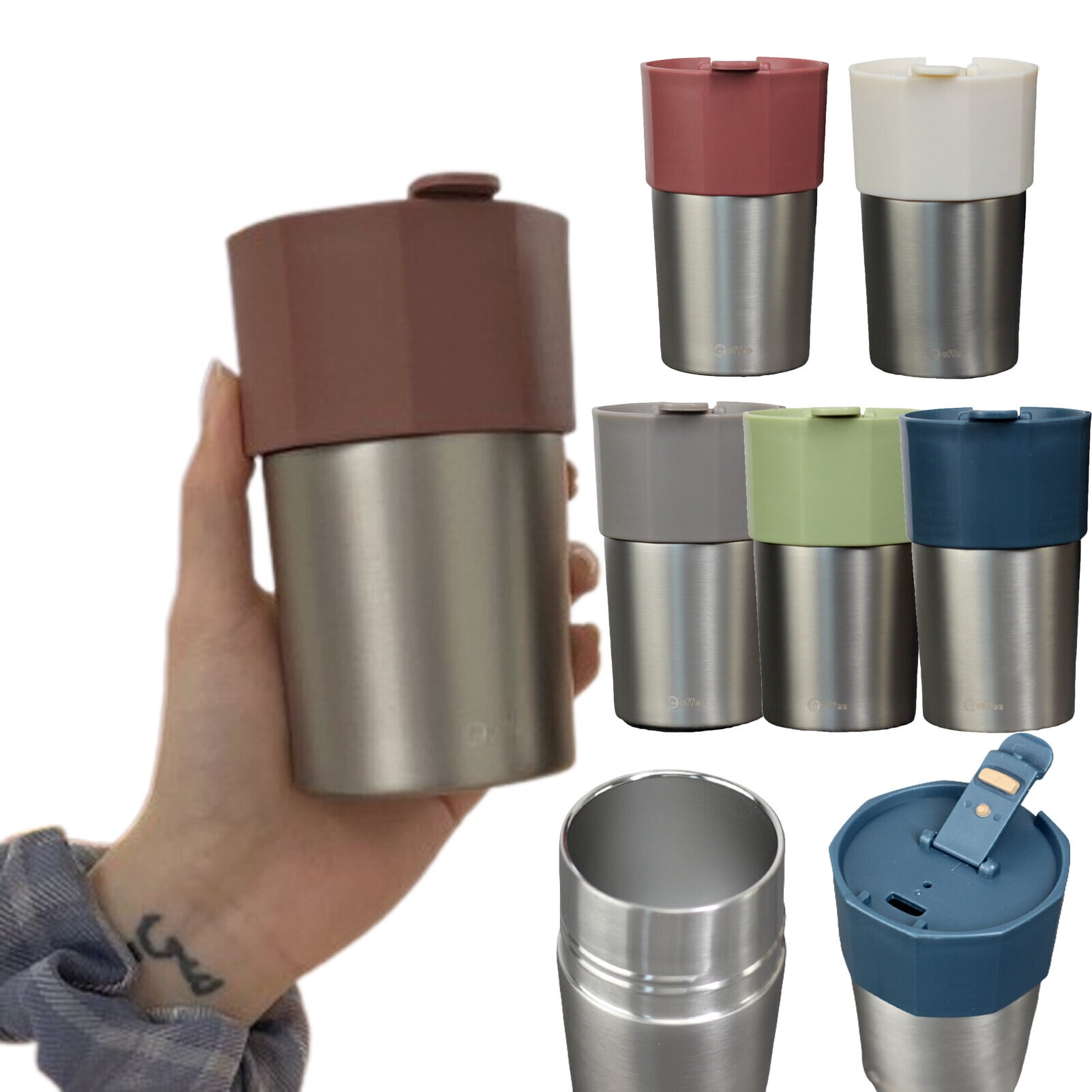 Qianha Mall 300ml Tumbler, Stainless Steel Vacuum Insulated Water ...