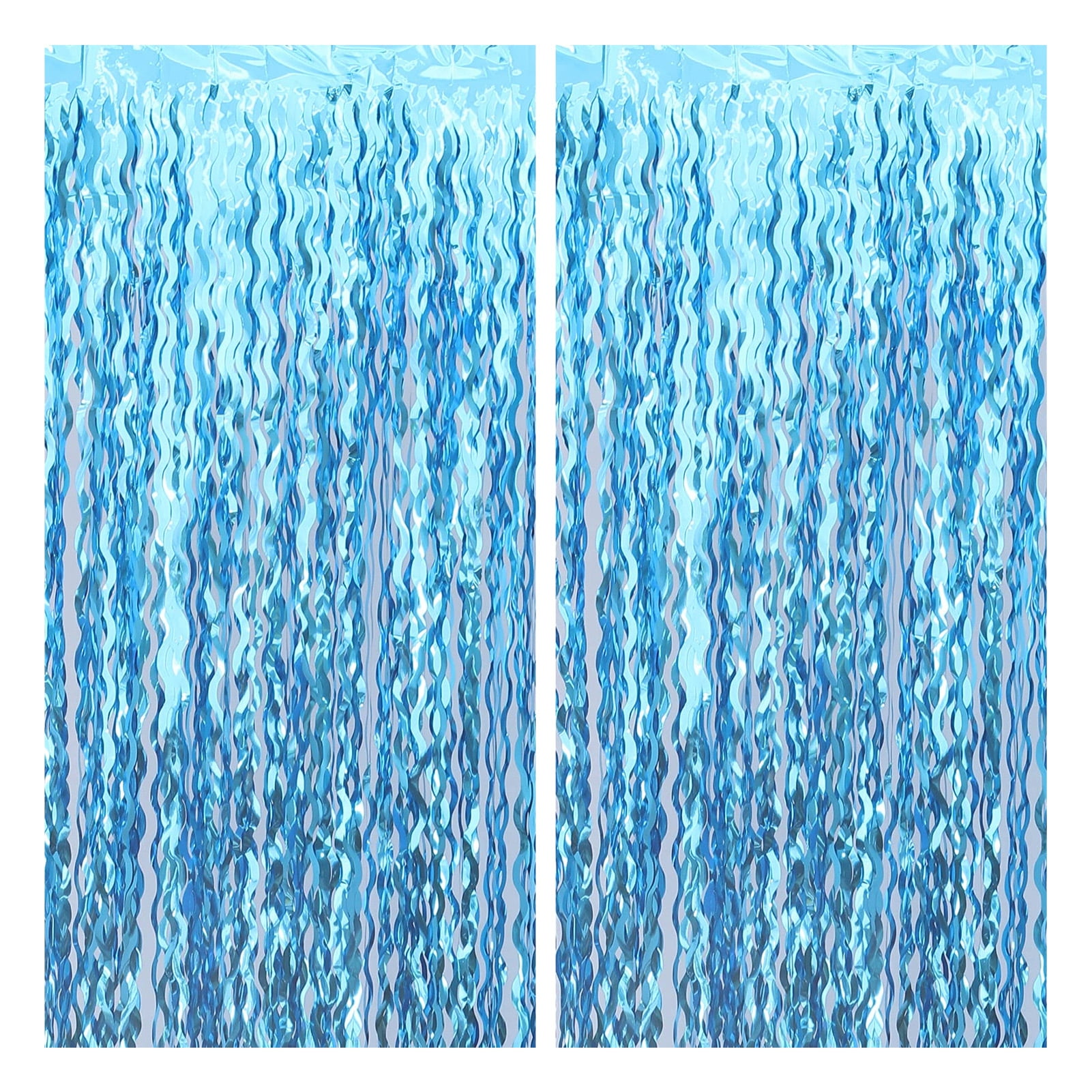 Qianha Mall Door Curtains 5-pack Vibrant Foil Fringe Curtains for Party ...