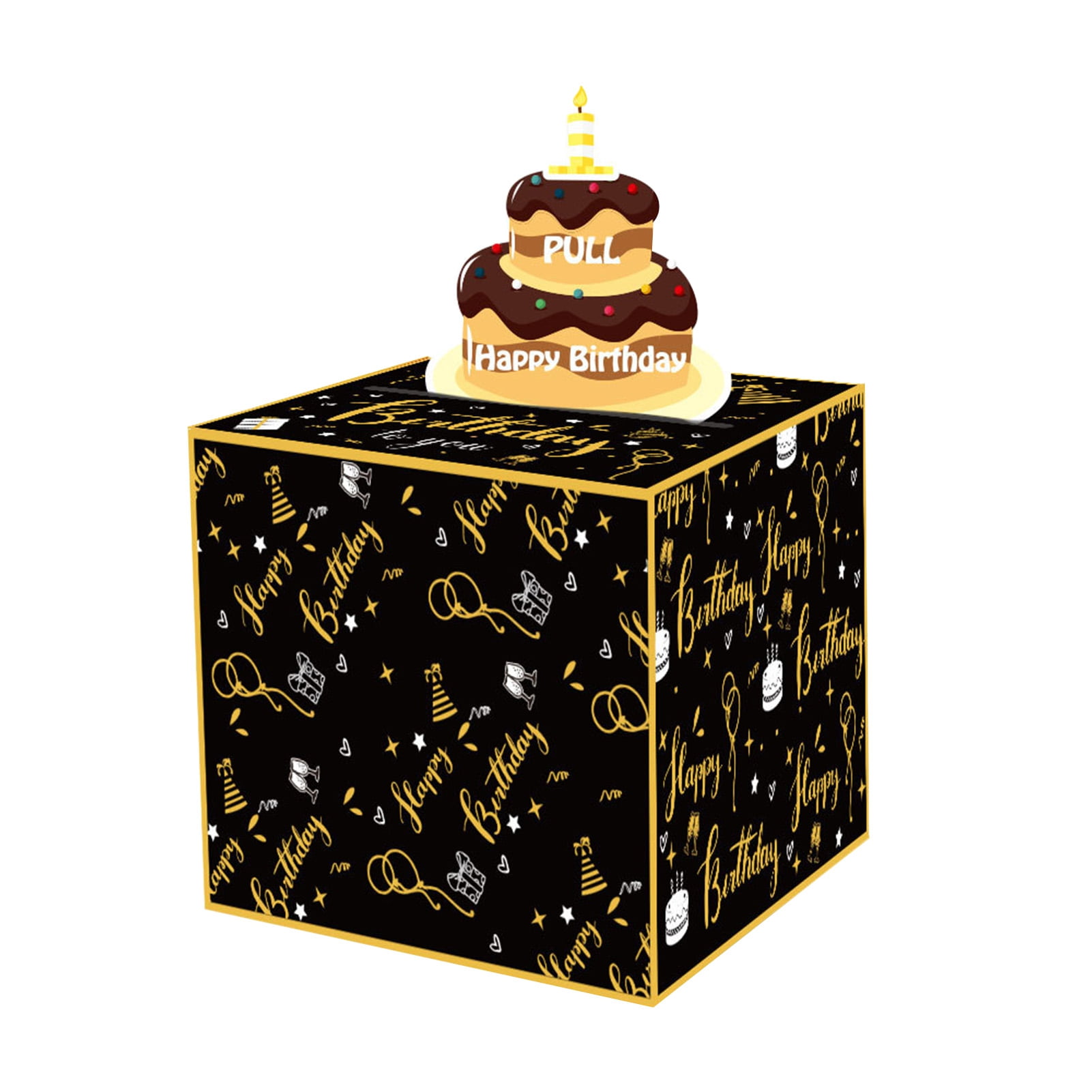 Qianha Mall Happy Birthday Cash Gift Happy Birthday Money Box with Bag ...