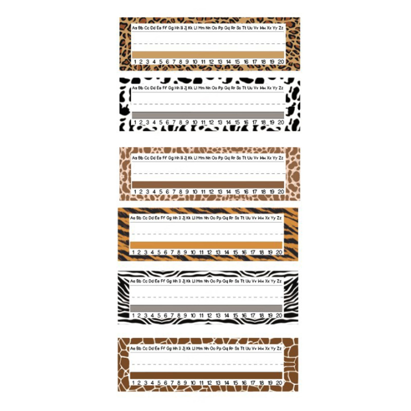 Qianha Mall School Student Name Plates Classroom Desk Name Tags 60/25 ...