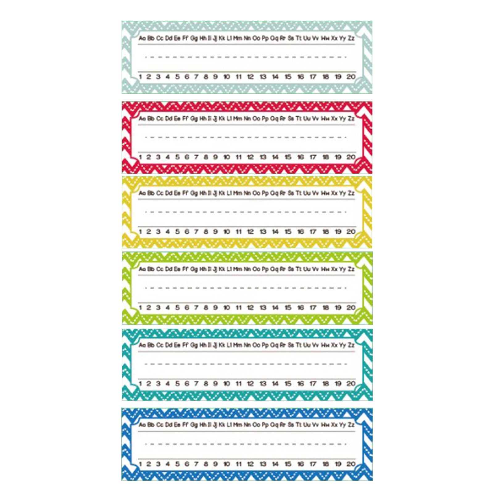 Qianha Mall School Student Name Plates Classroom Desk Name Tags 60/25 ...