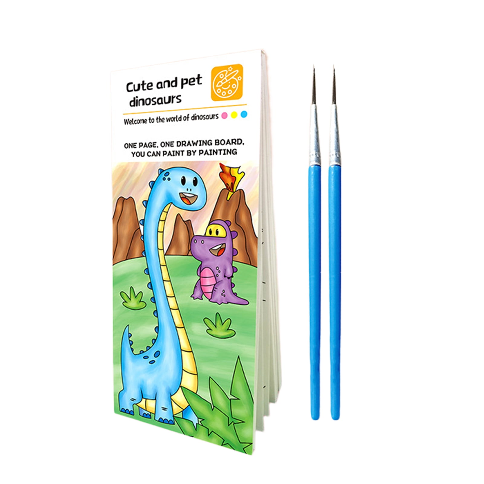 Qianha Mall Watercolor Painting Book for Kids Portable Art Kit for Fun ...