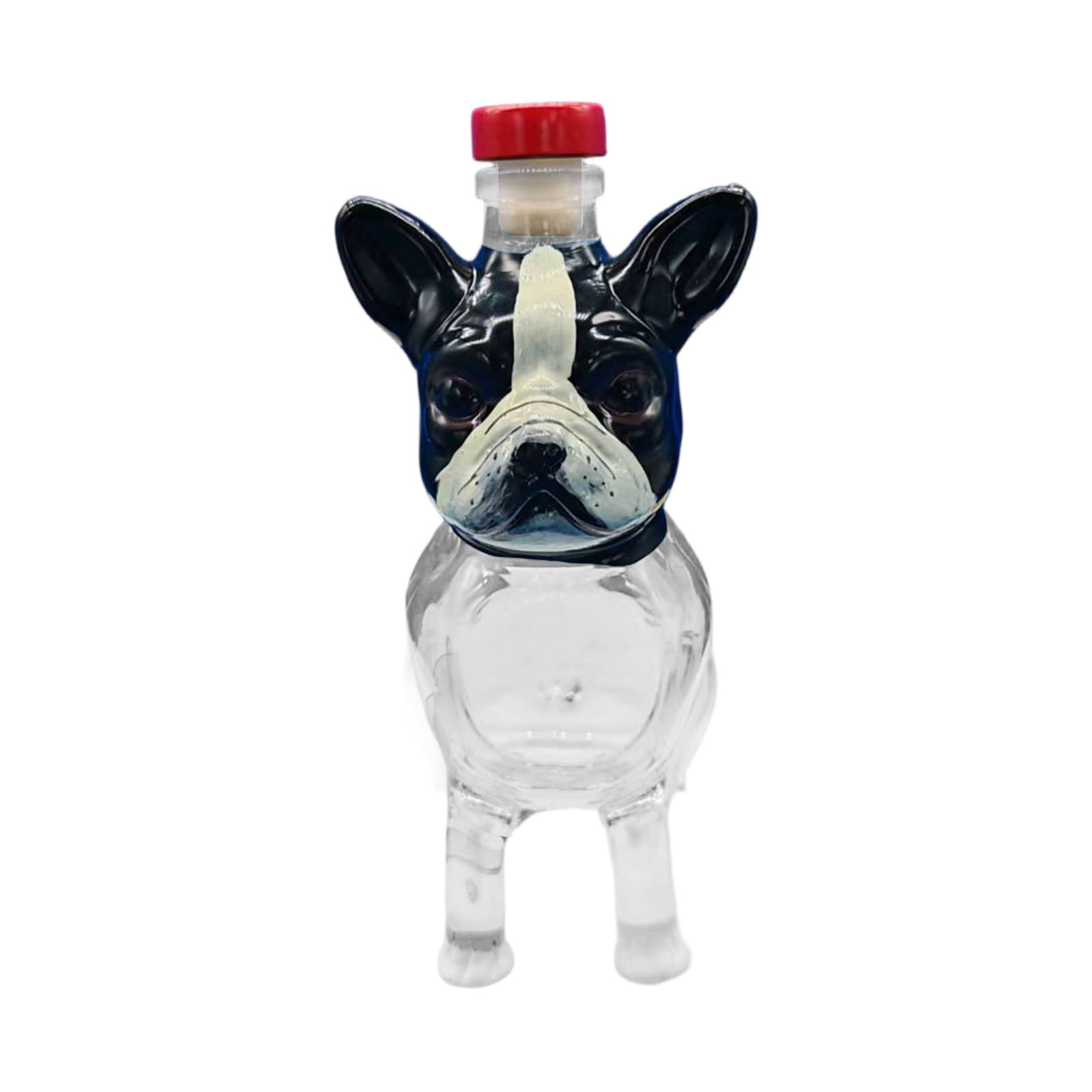 Qianvly Funny French Whiskey Bottle,3D Engraved Shaped Whiskey Glasses,Dog Whiskey Wine Glass ...