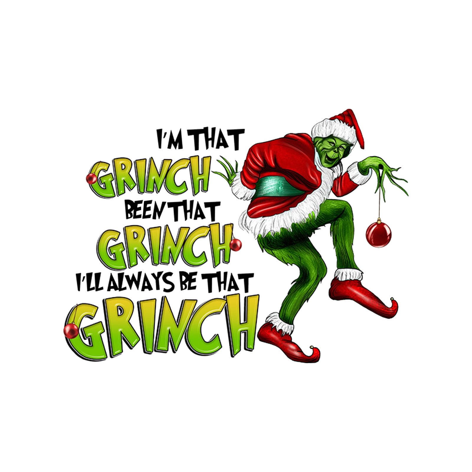 Qianvly Grinch Christmas Window Clings,Festive Christmas Sticker Merry ...