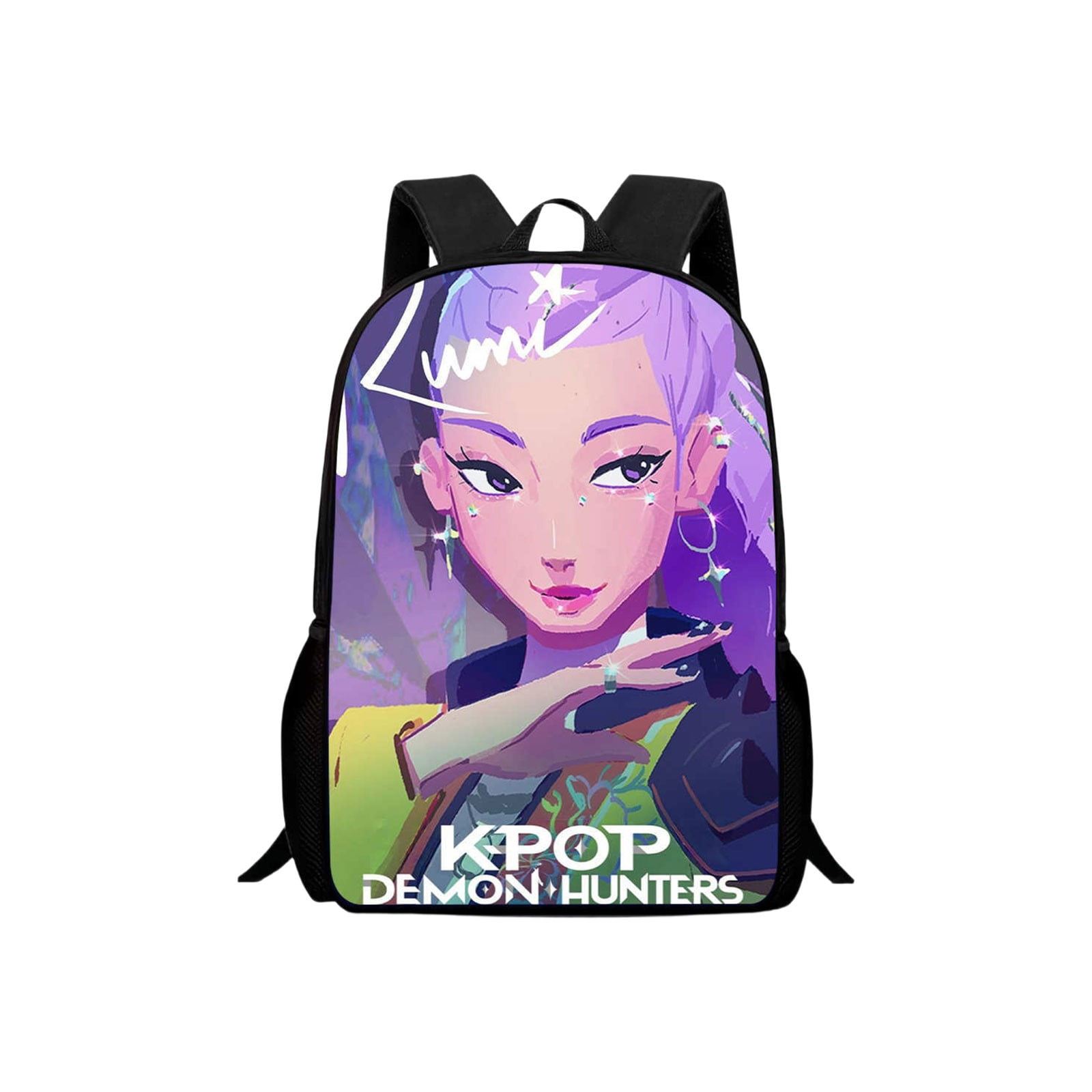 Qianvly KPOP Demon Hunters Anime Backpack for Adults, Lightweight Bag ...