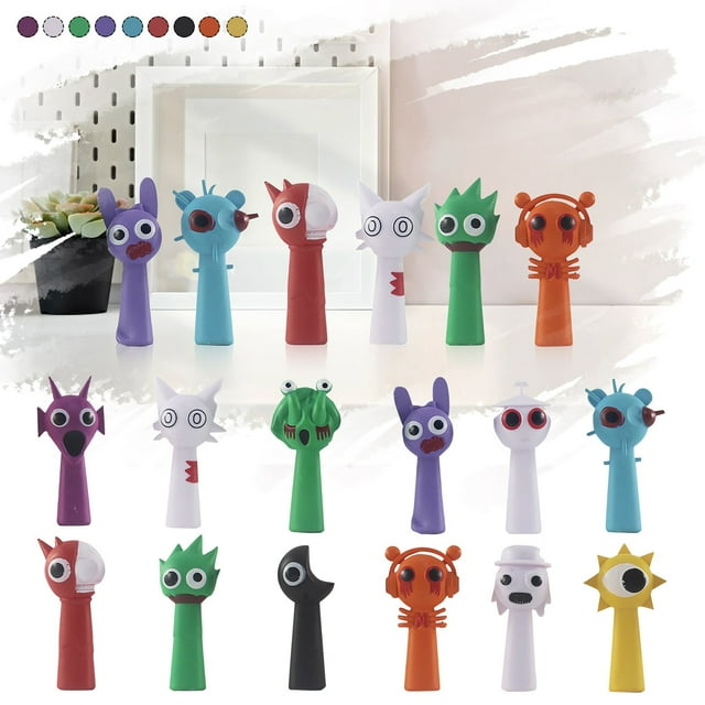 Qianvly Sprunki Box Small Rhythm Box Set: 12pc Festive Present ...