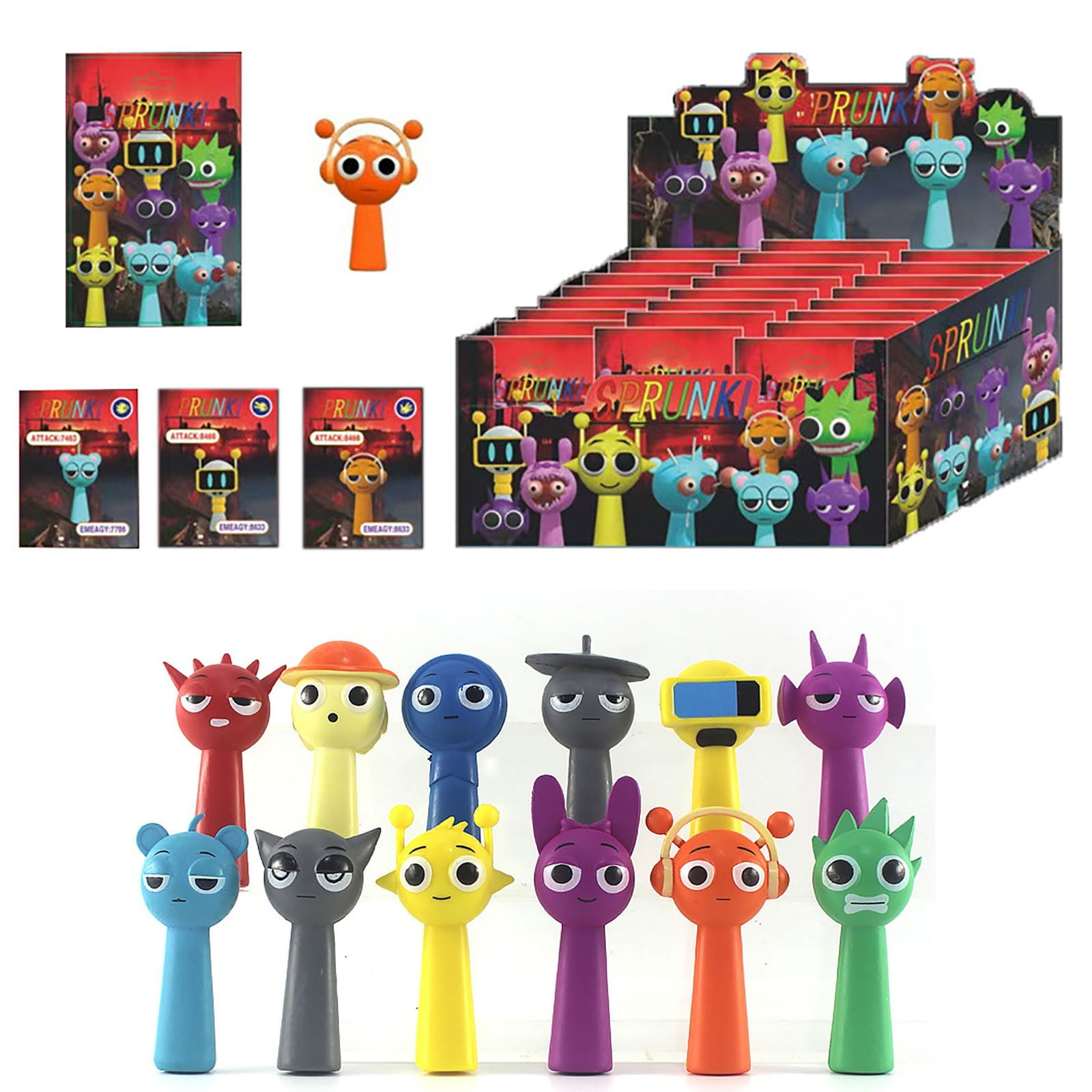 Qianvly Unwrap Fun with 24PC Sprunki Incredibox Mystery Box – Perfect ...