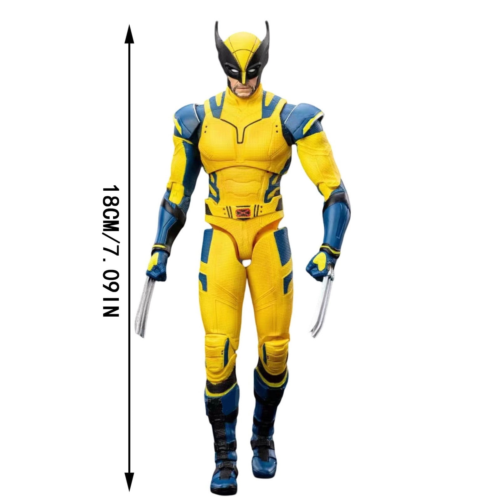 Qianvly Wolverine Action Figure Full Body Movable Model Children's Toy ...