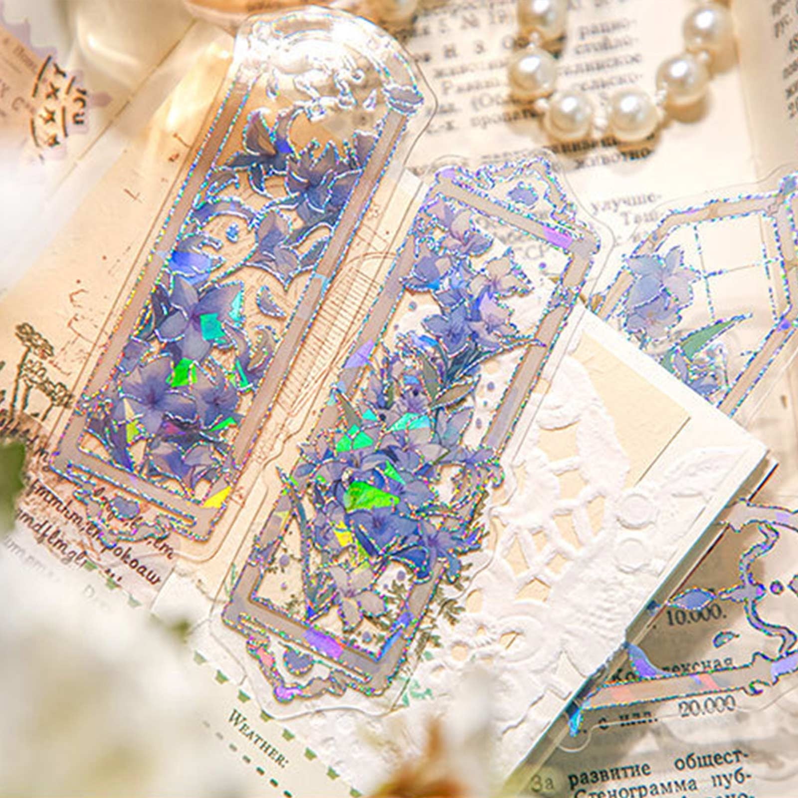 Qianying 10 Pieces Bookmarks for Book Lovers, Flower Bookmark, Cute ...